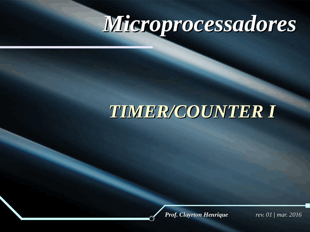 TIMER COUNTER - MICROCONTROLADORES - Docsity