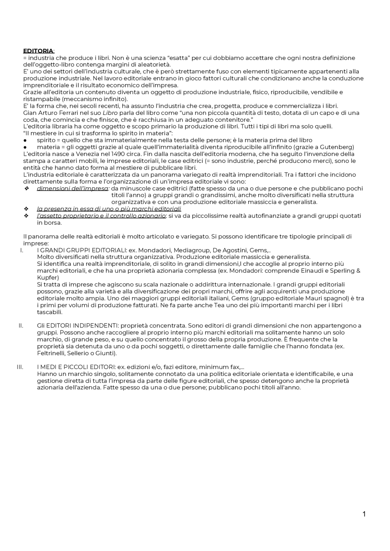 Tecniche Di Editoria Docsity