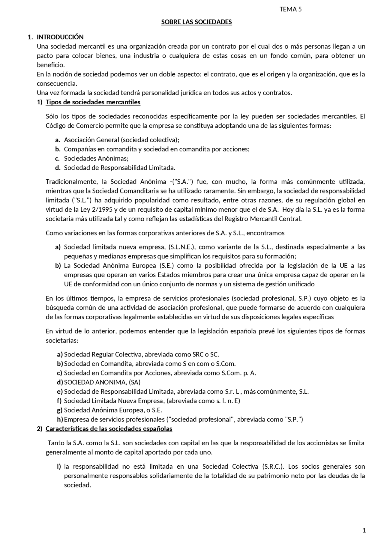 Apuntes Derecho Primer AÑo Docsity