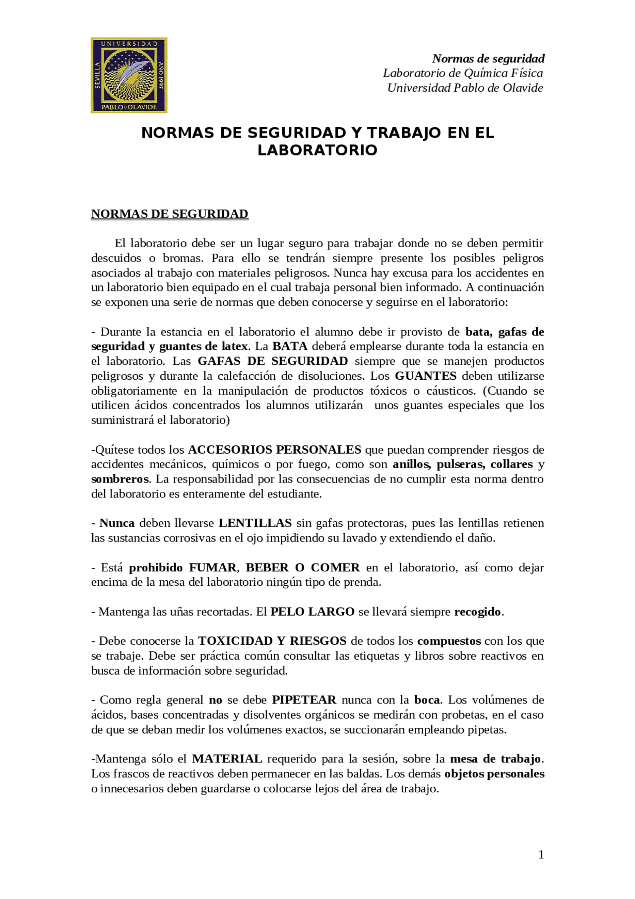 Tecnicas De Laboratorio Docsity