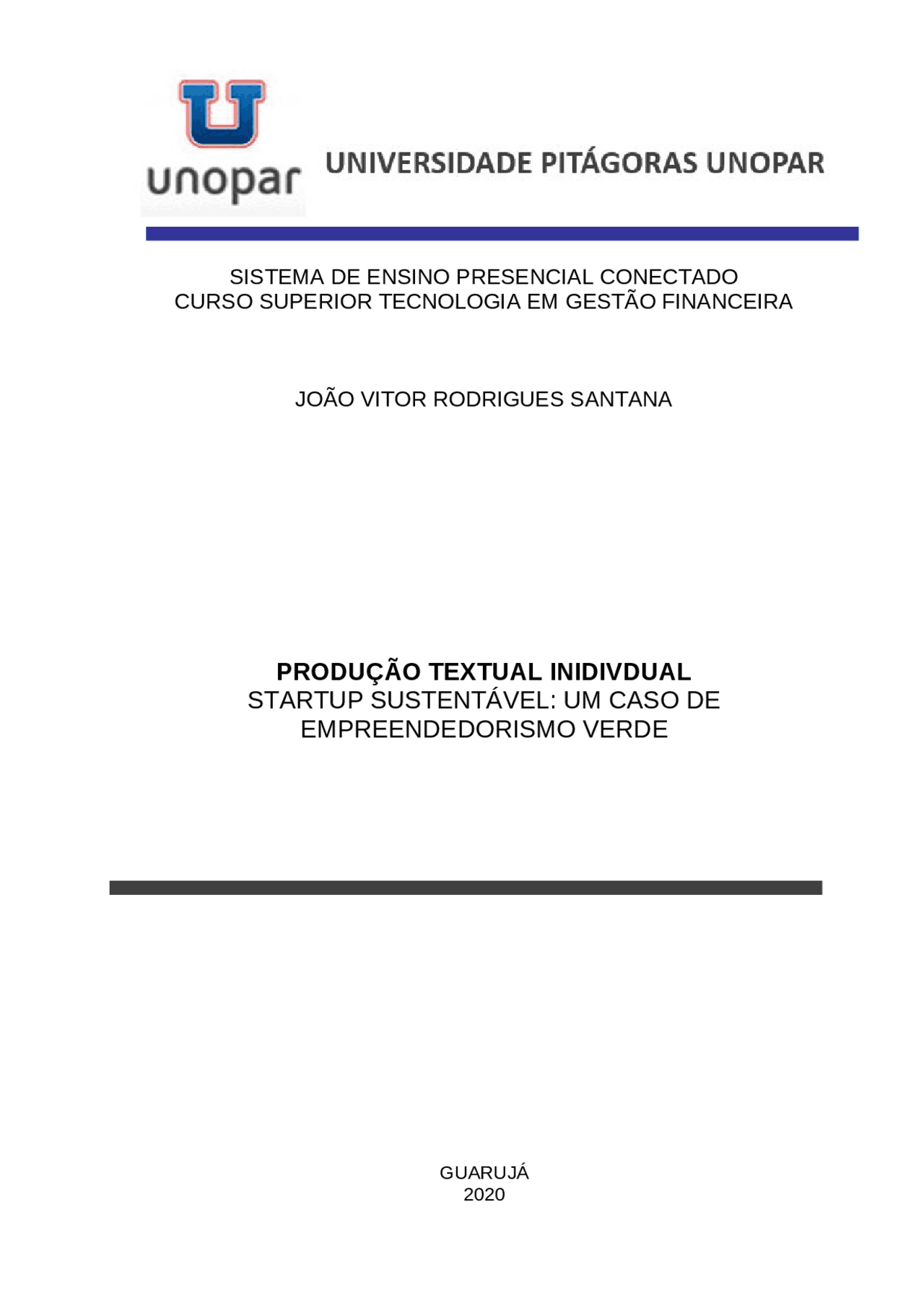 Startup SustentÁvel Um Caso De Empreendedorismo Verde Docsity