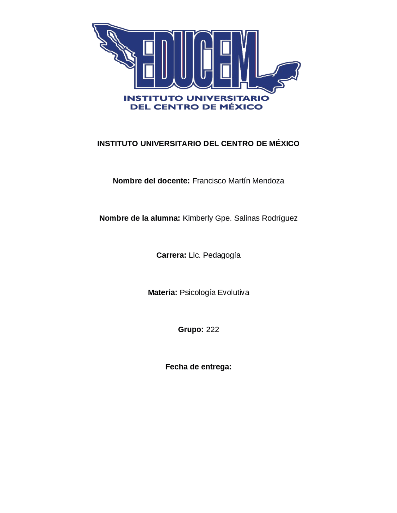 Psicología Evolutiva Docsity