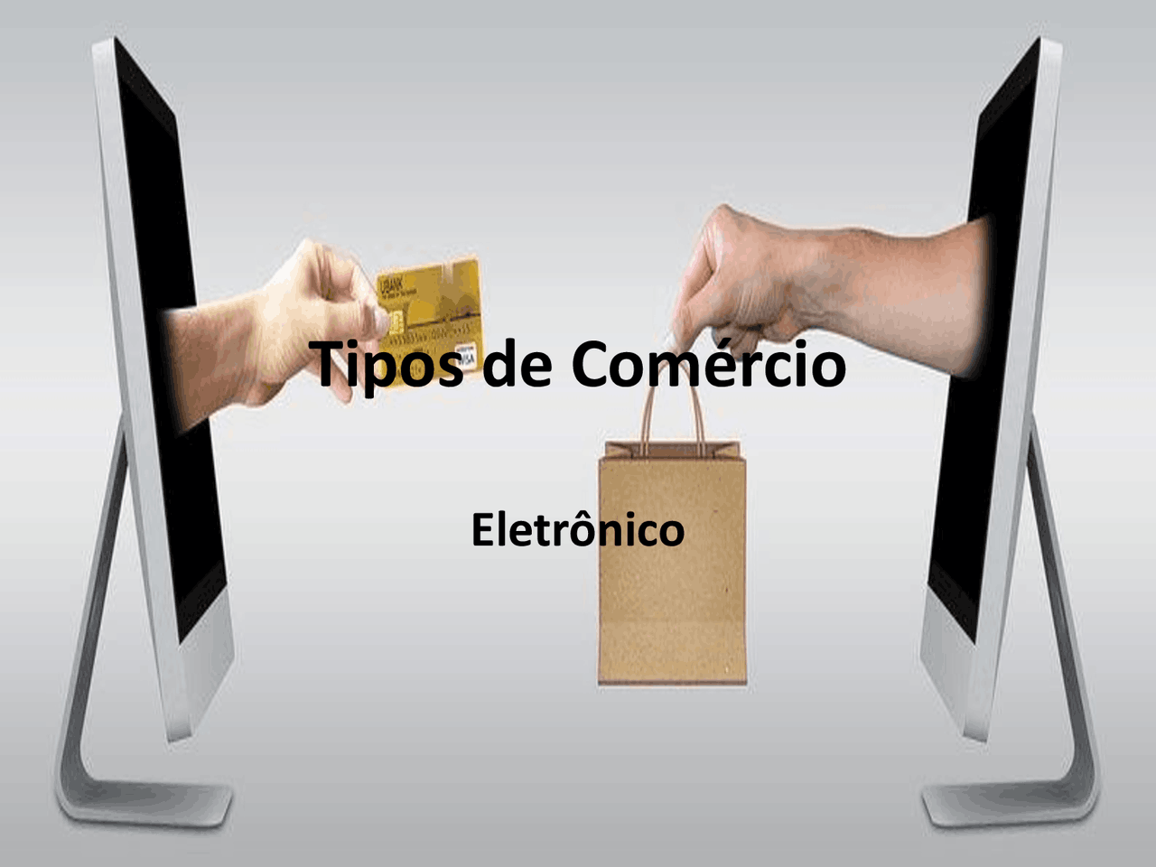 E Commerce Apresentação Sobre Os Tipos De Comércio Docsity