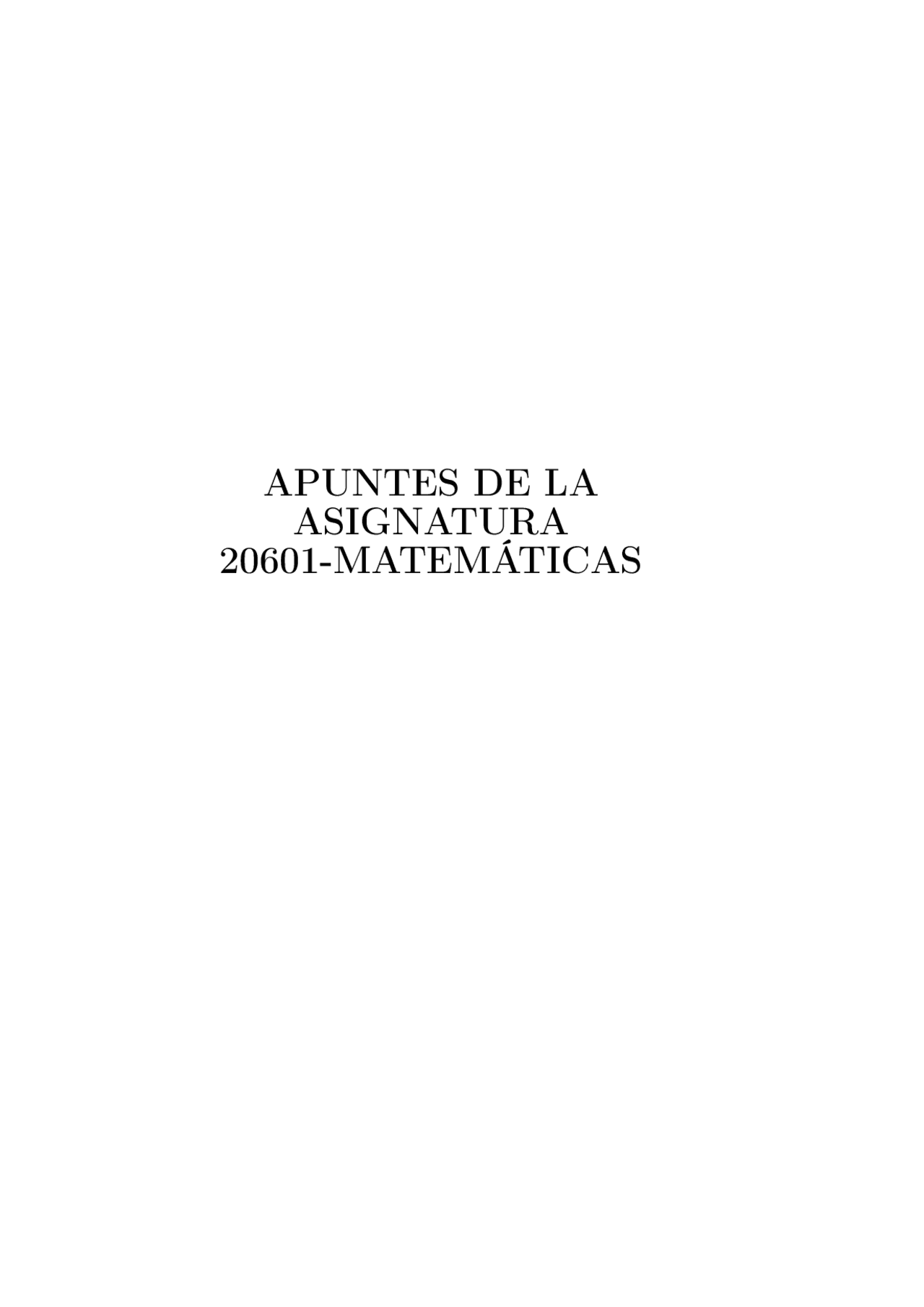 Apuntes Sobre Matrices De Matemáticas Docsity