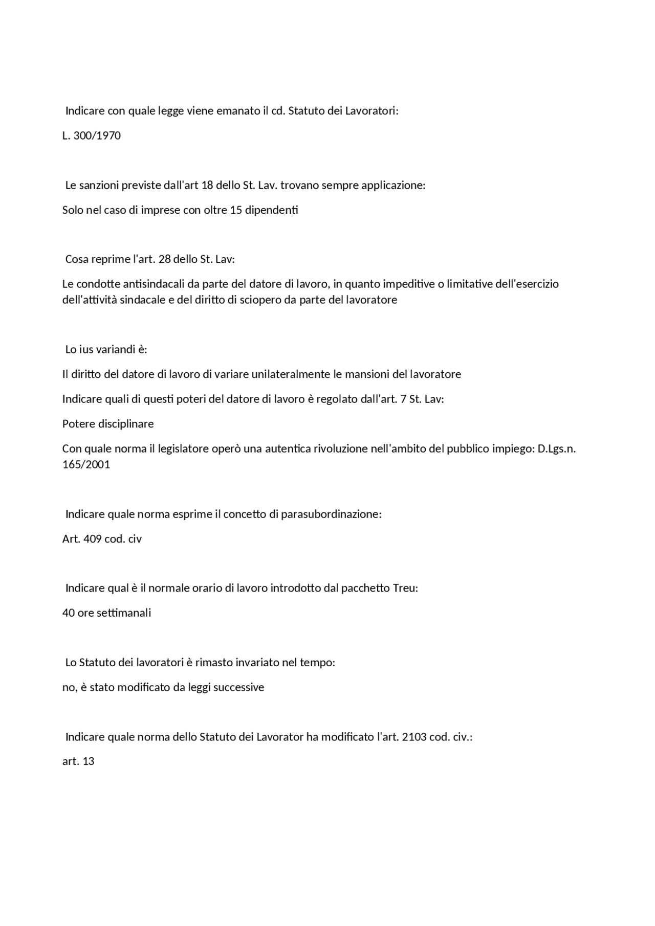 Diritto Commerciale Unipegaso Test 2 Docsity