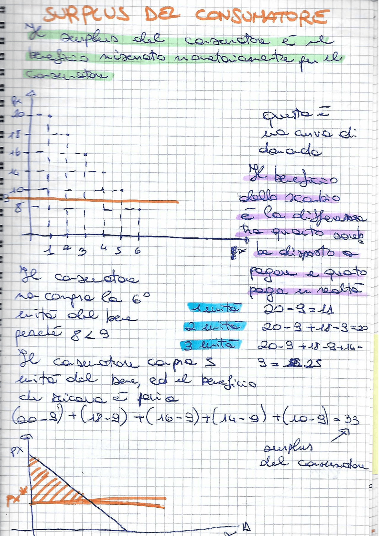 Surplus del consumatore e scelte in condizioni di incertezza - Docsity