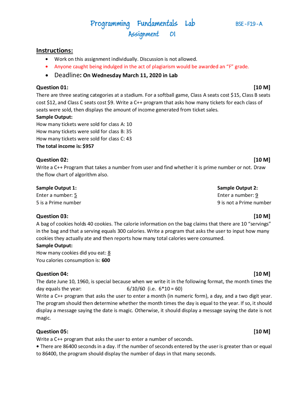 Digital Logic And Designing Questions Docsity