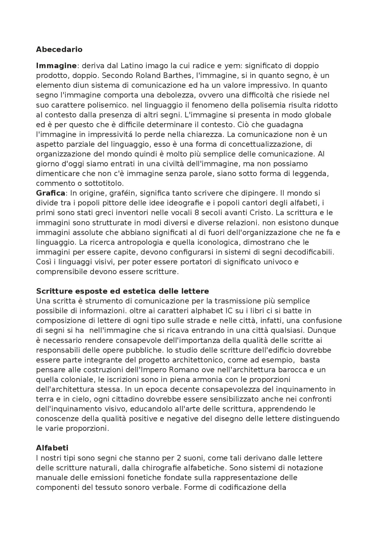 Abecedario Del Grafico Docsity