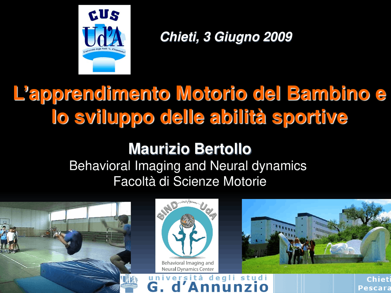 Documento Cus Scienze Motorie Docsity