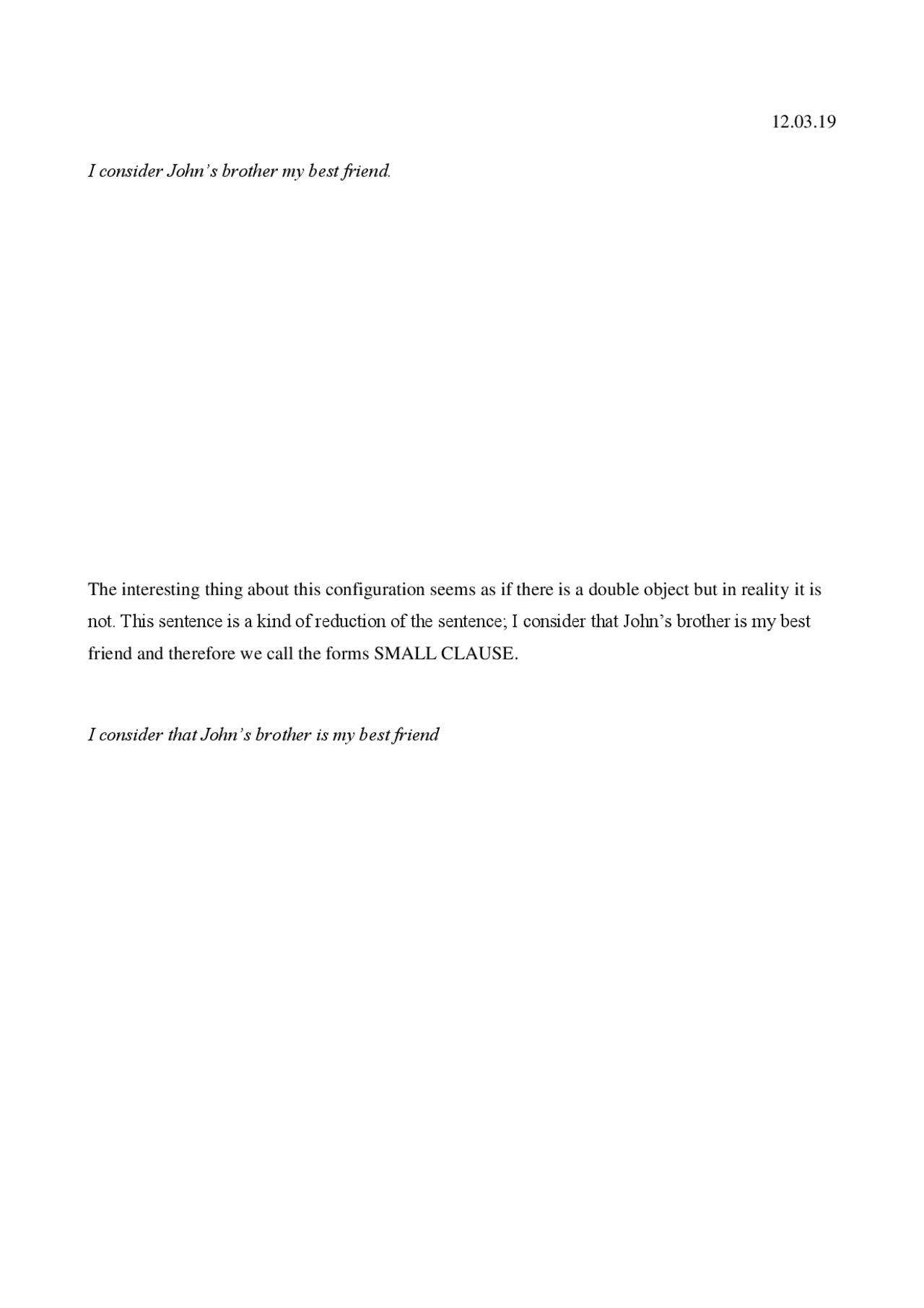 Theory Of Grammar Notes Docsity