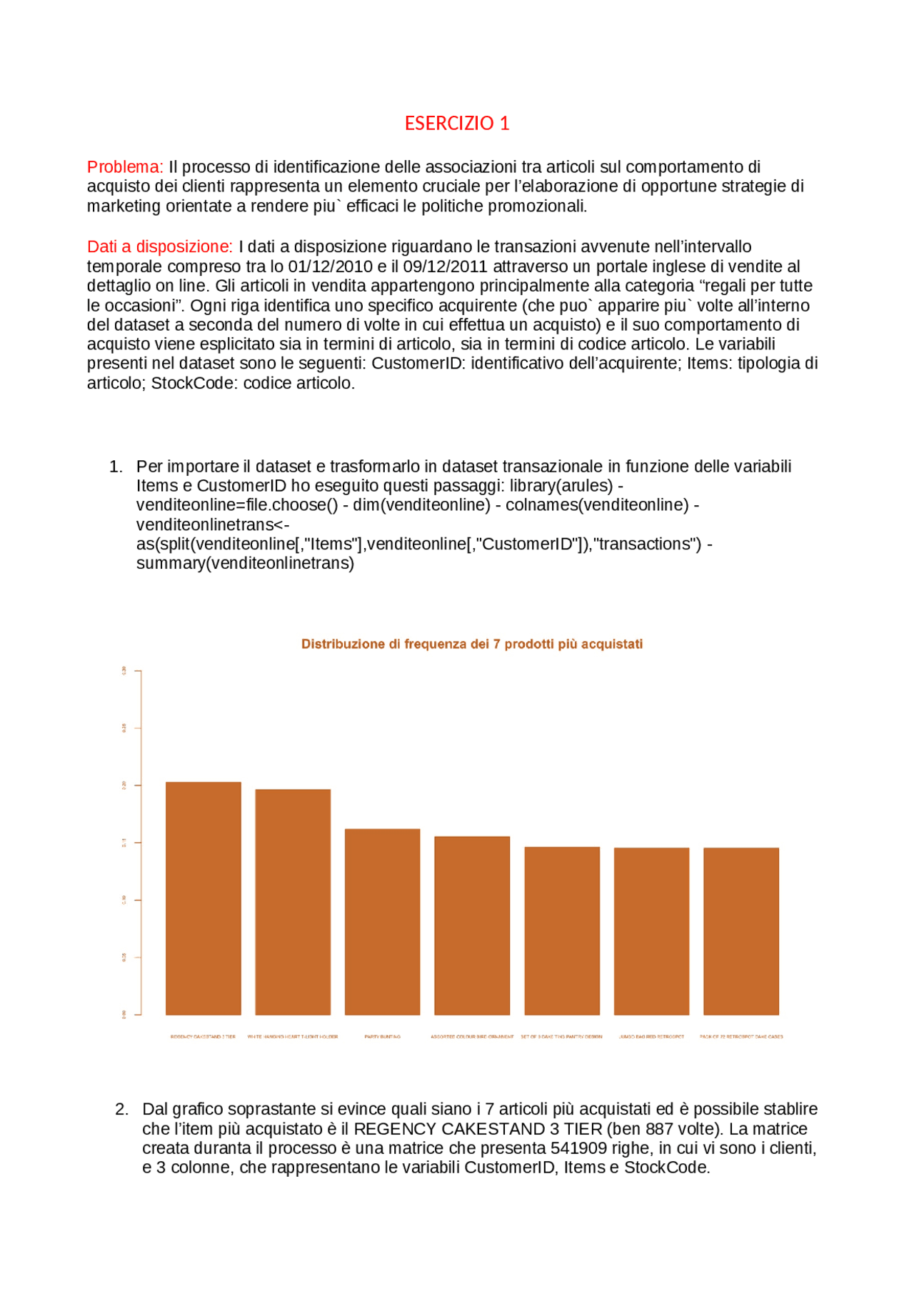 Statistica Economica Esame 1 Docsity