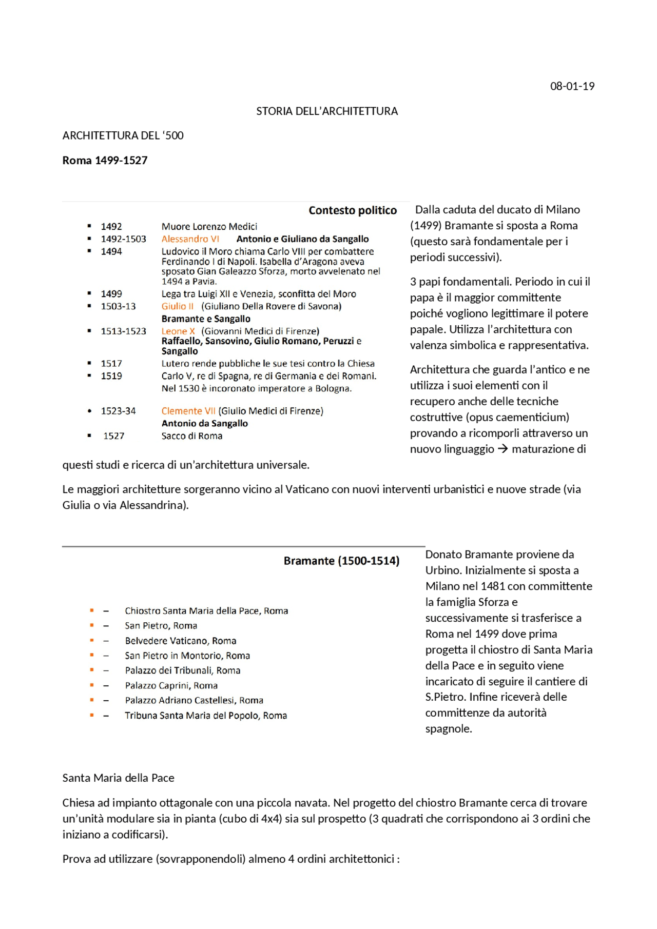 Storia Architettura I Docsity