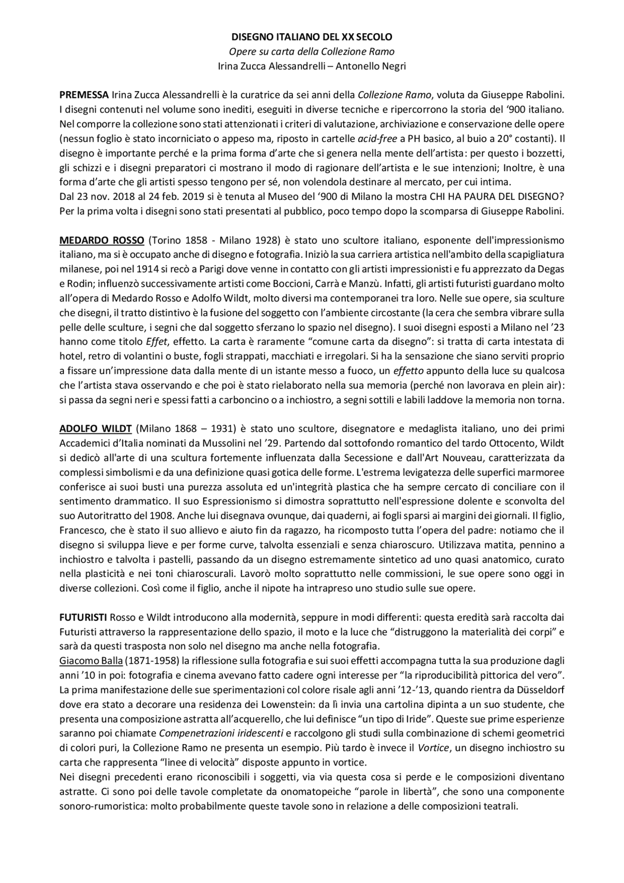 Disegno Xx Sec Parte1 Docsity