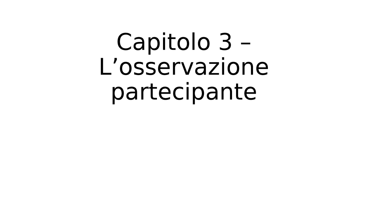 Cardano Osservazione Partecipante Docsity