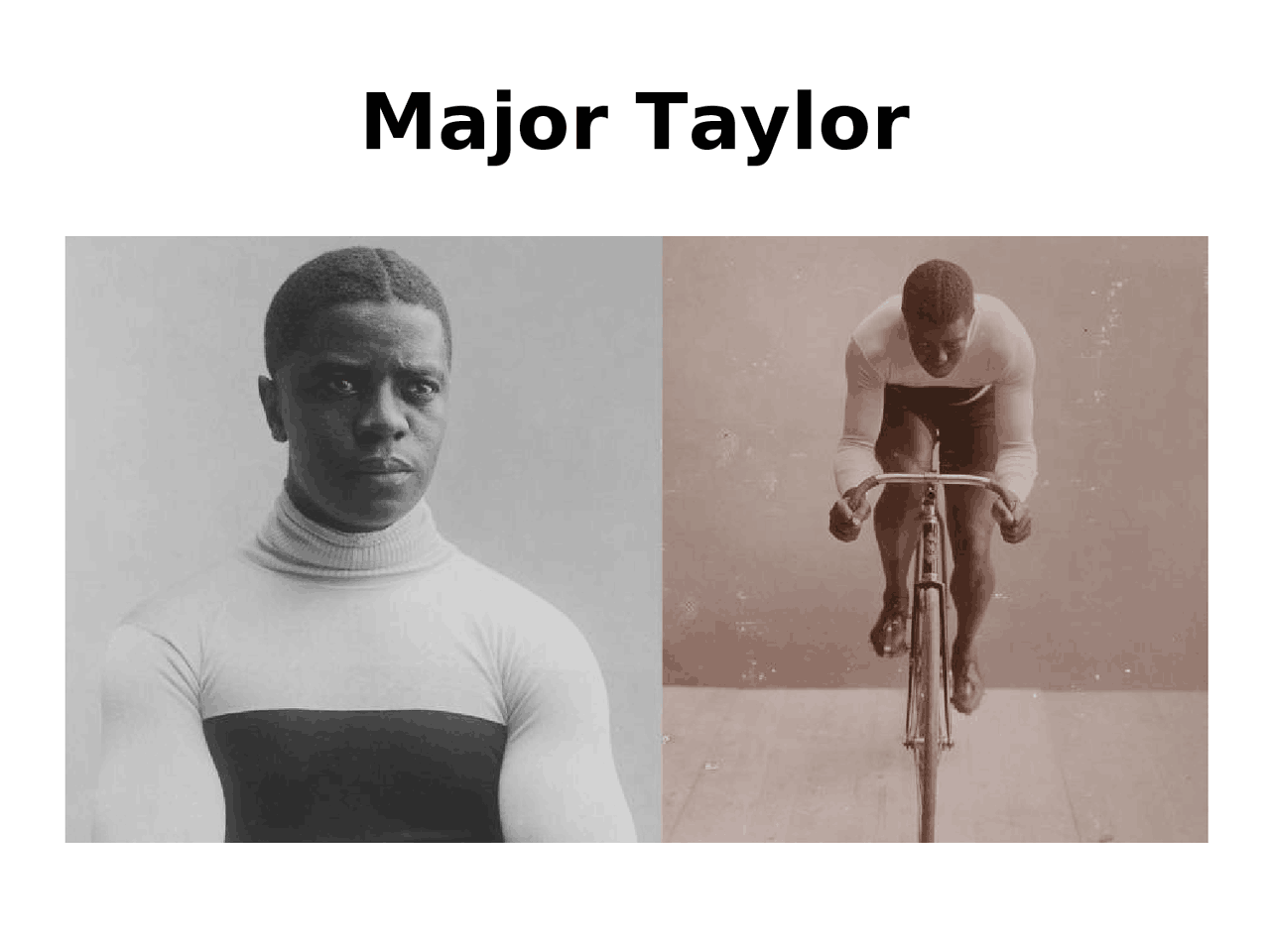 Informazioni e collegamenti con altre materie su Major Taylor E.D ...