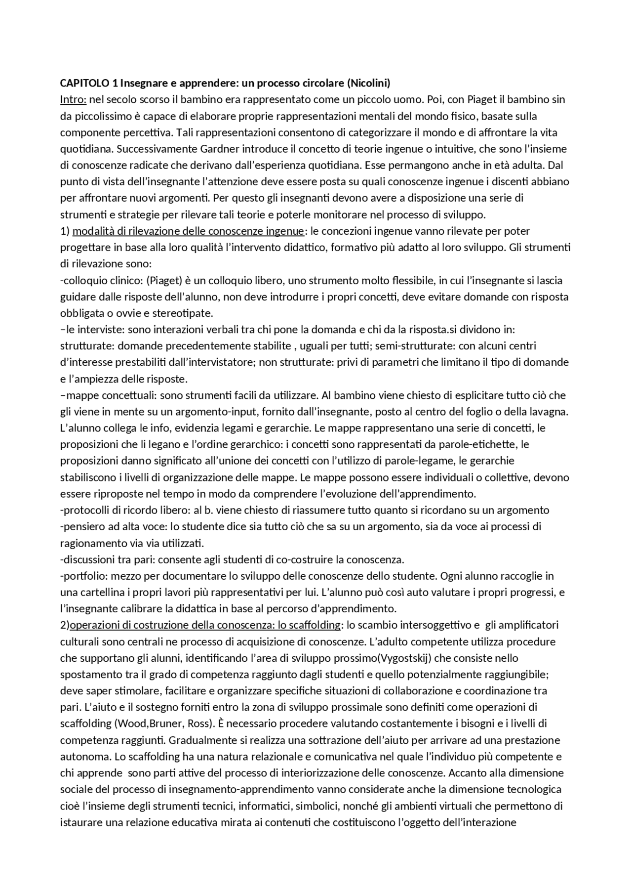 Riassunto Libro Comprendere Lambiente Docsity