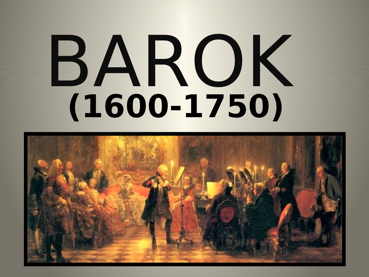 Barok - muzicko za prvi razred gimazije | Slajdovi' predlog Muzička ...