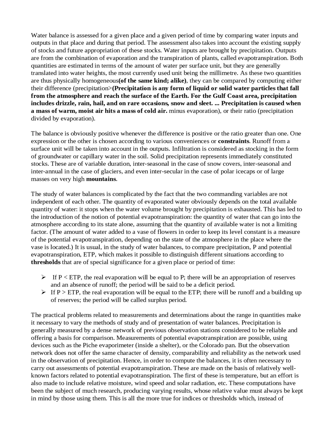 Water vyuv uftvfdytcvghdtrdc - Docsity