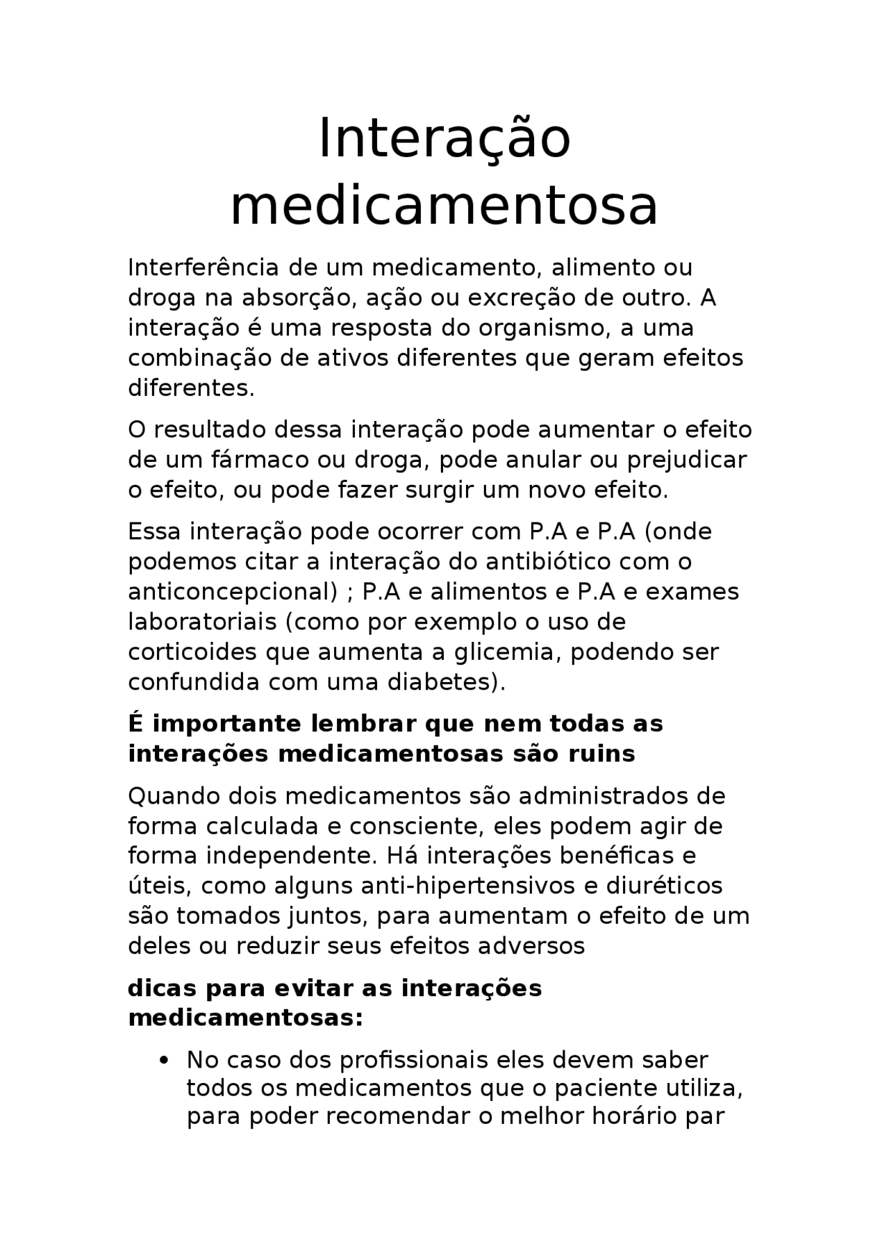 Vias De Administração Docsity