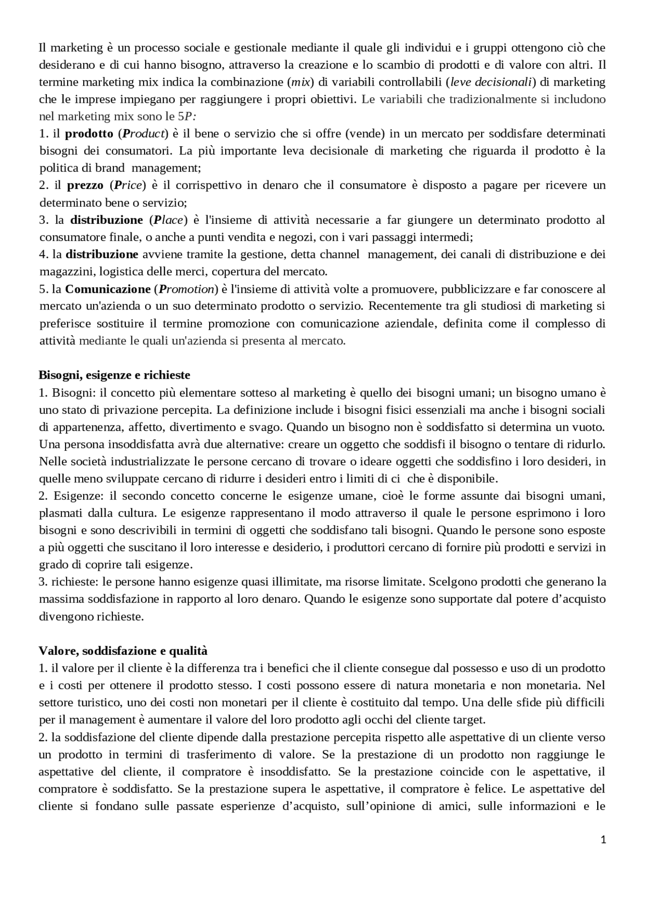 Marketing Del Turismo Docsity
