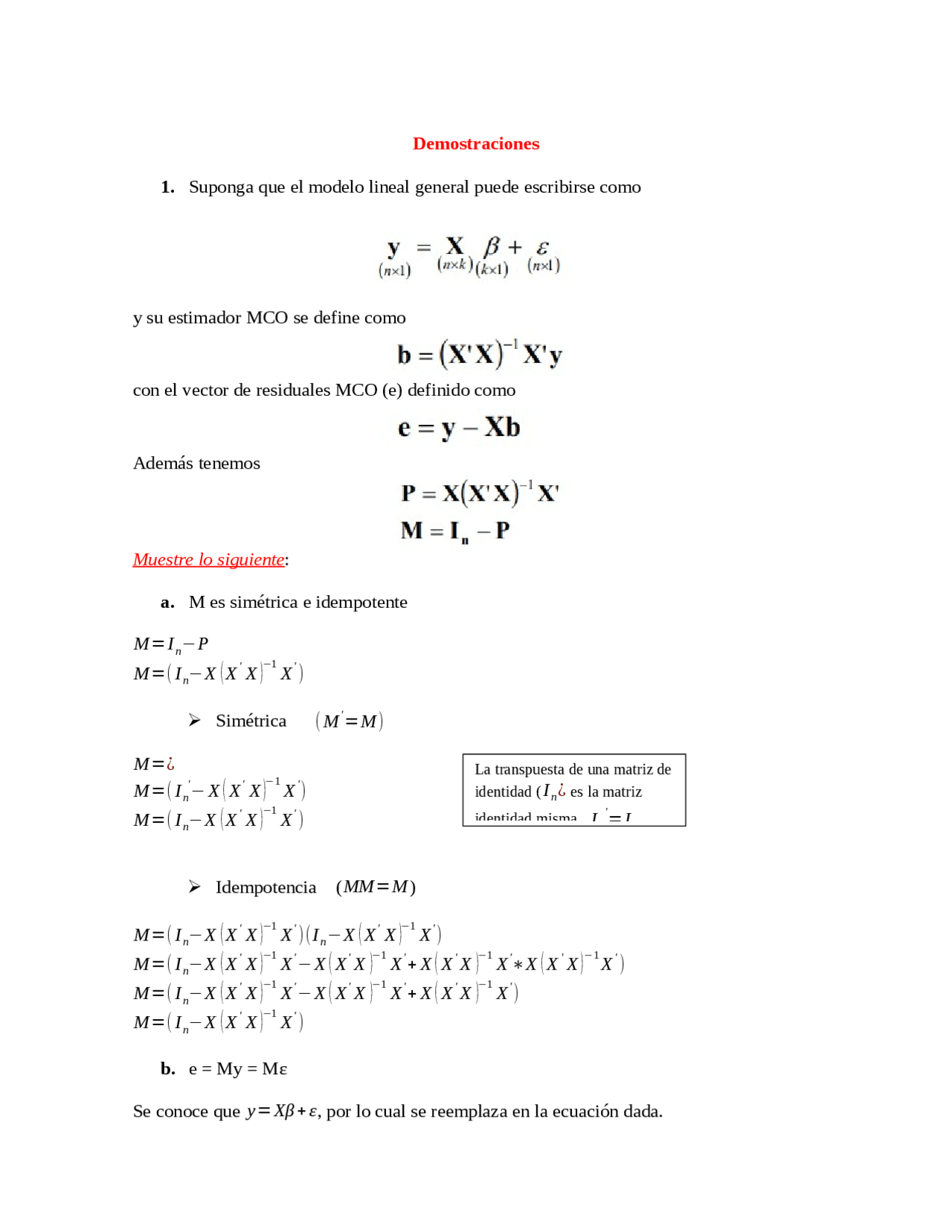 Mco Ejercicios De Wooldridge Ejercicios De Econometría Docsity