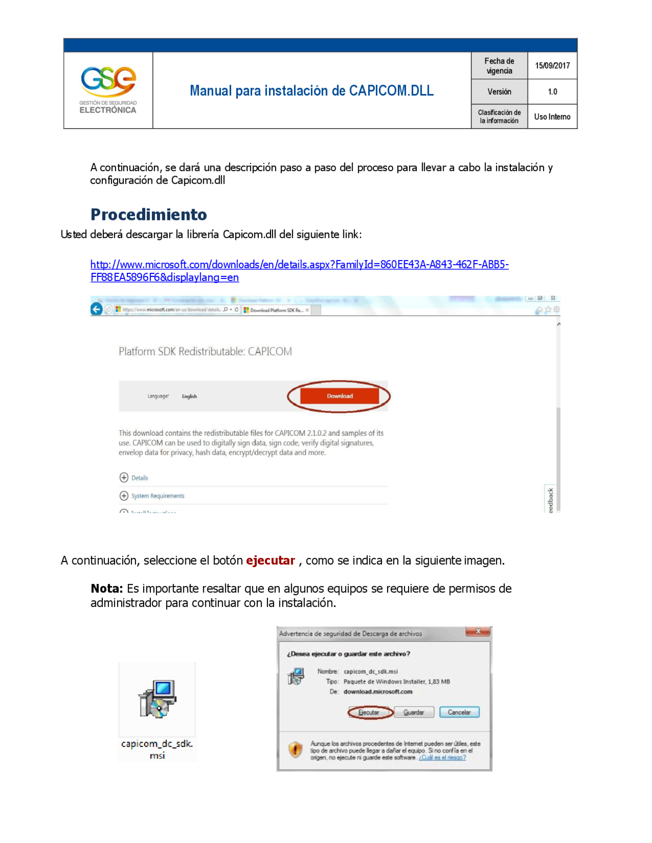 Guia capicom ............................... - Docsity