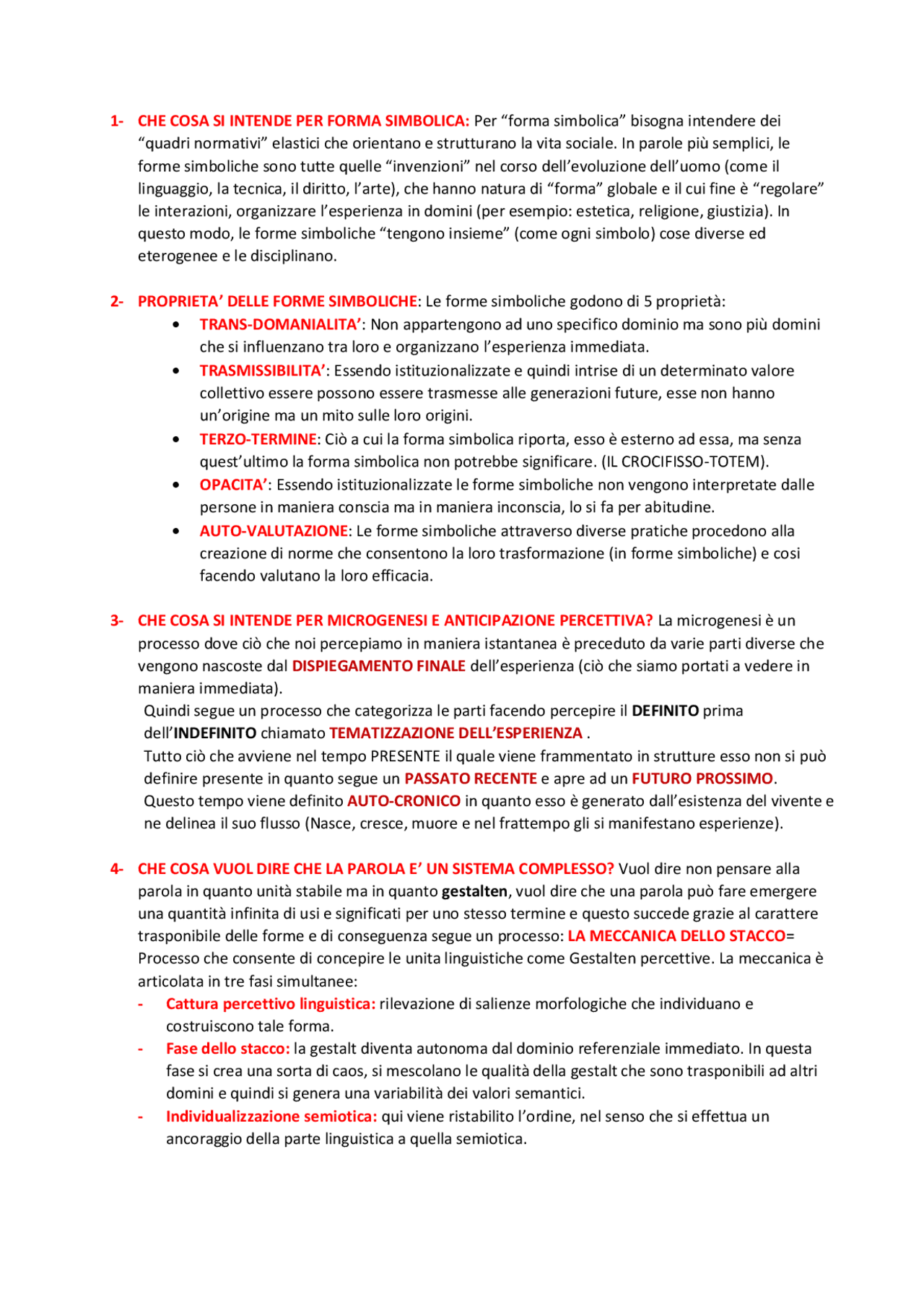 Teoria Del Linguaggio Answers Docsity