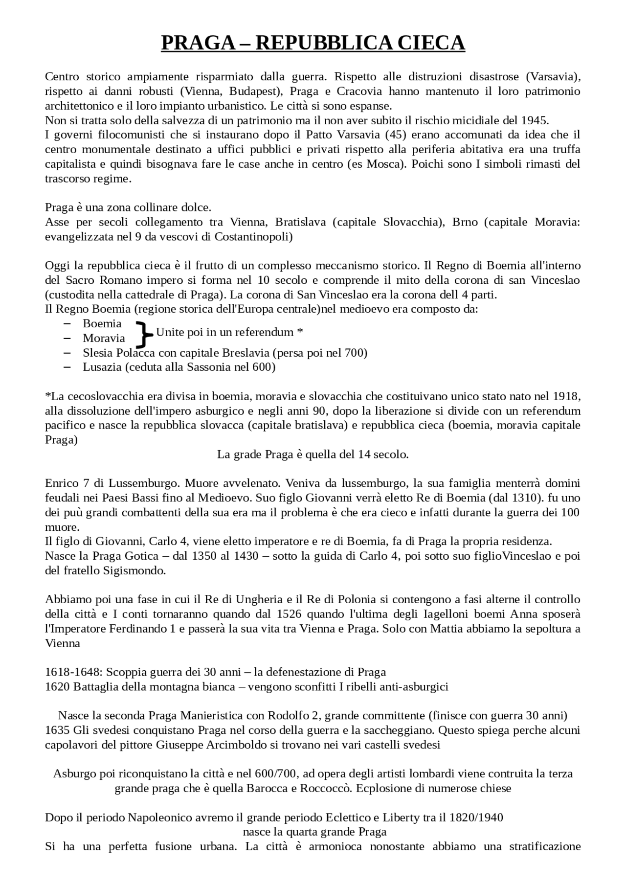 Appunti Città E Territorio Docsity