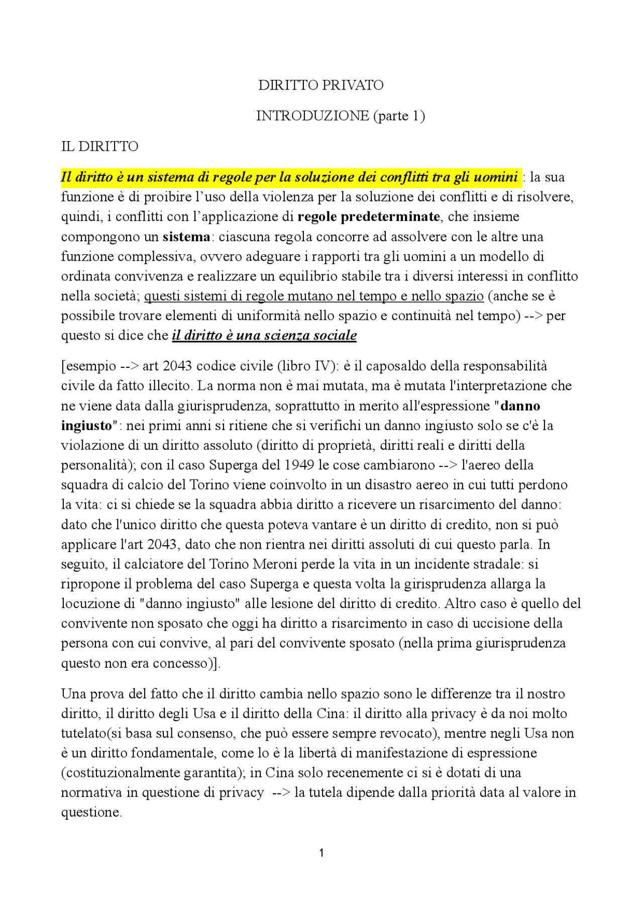 Manuale Di Diritto Privato Galgano Docsity