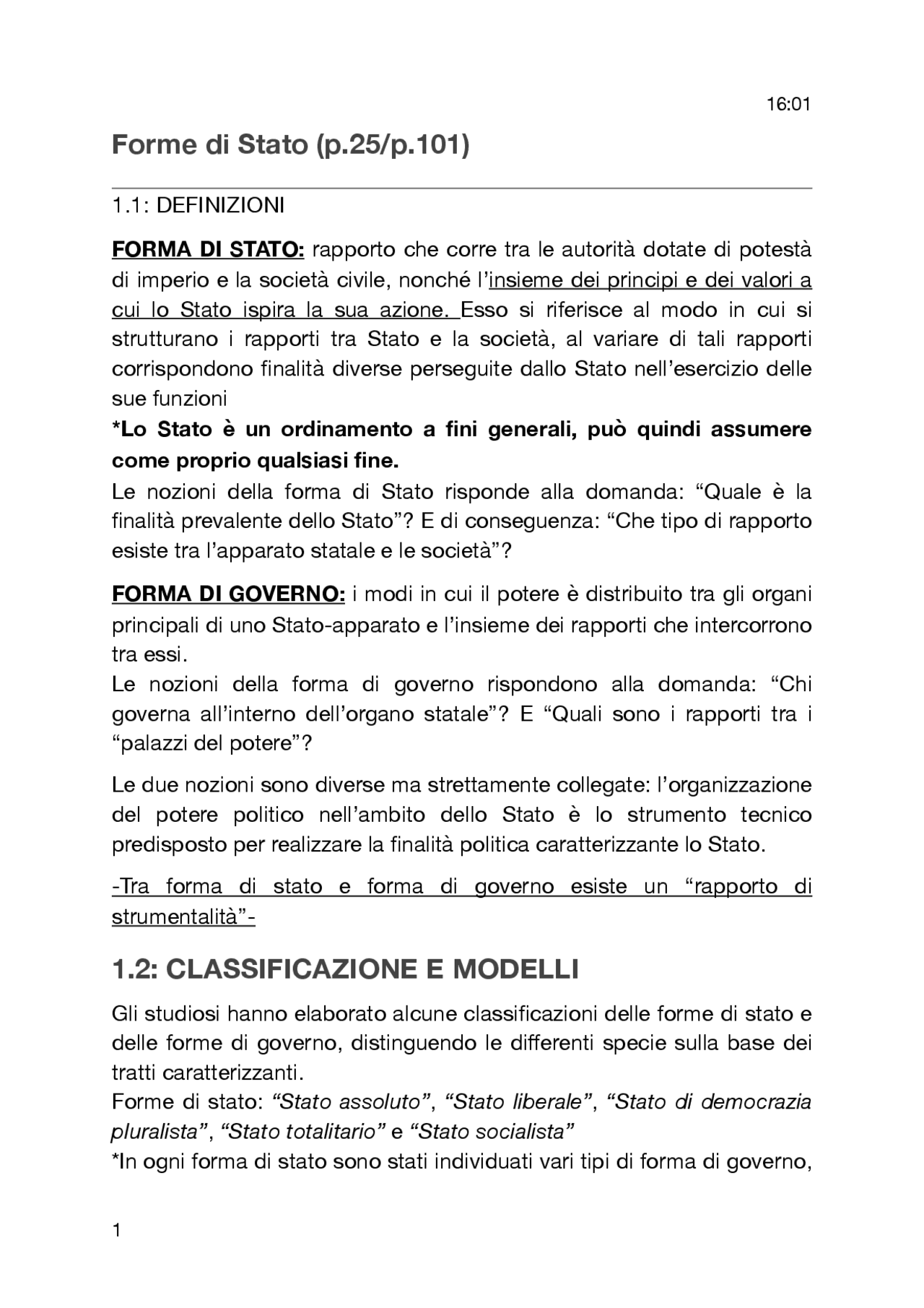 Riassunto Diritto Pubblico Docsity