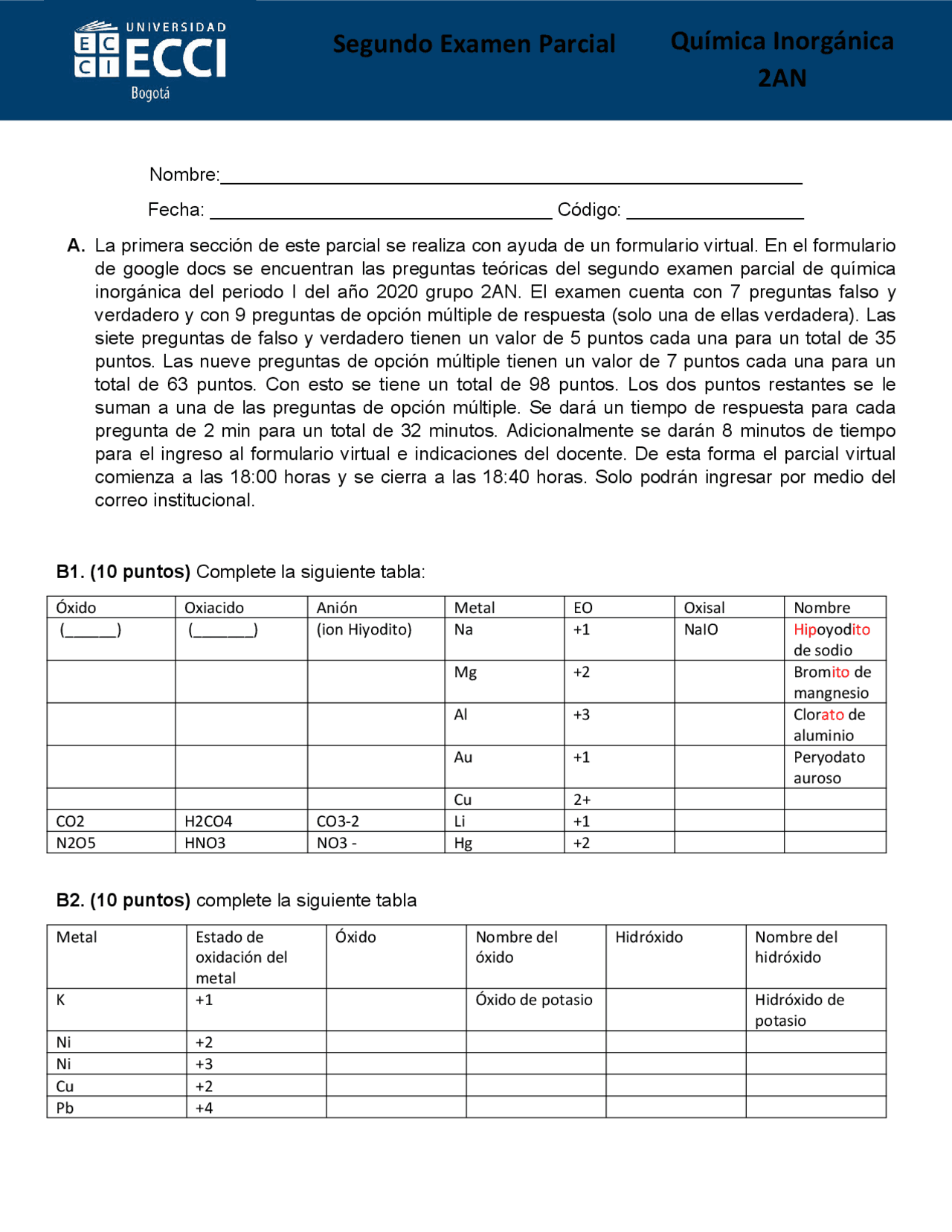 Ejercicios Analitica Docsity
