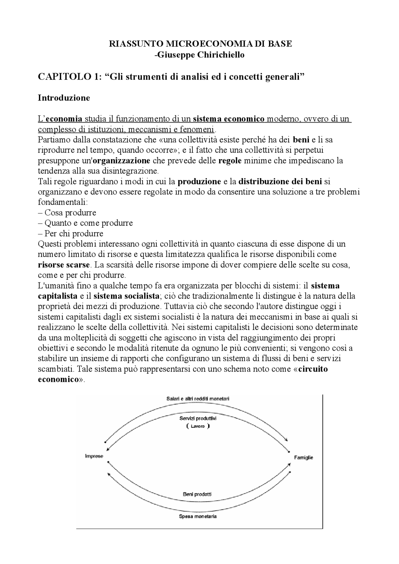 Riassunto Microeconomia Di Base Docsity