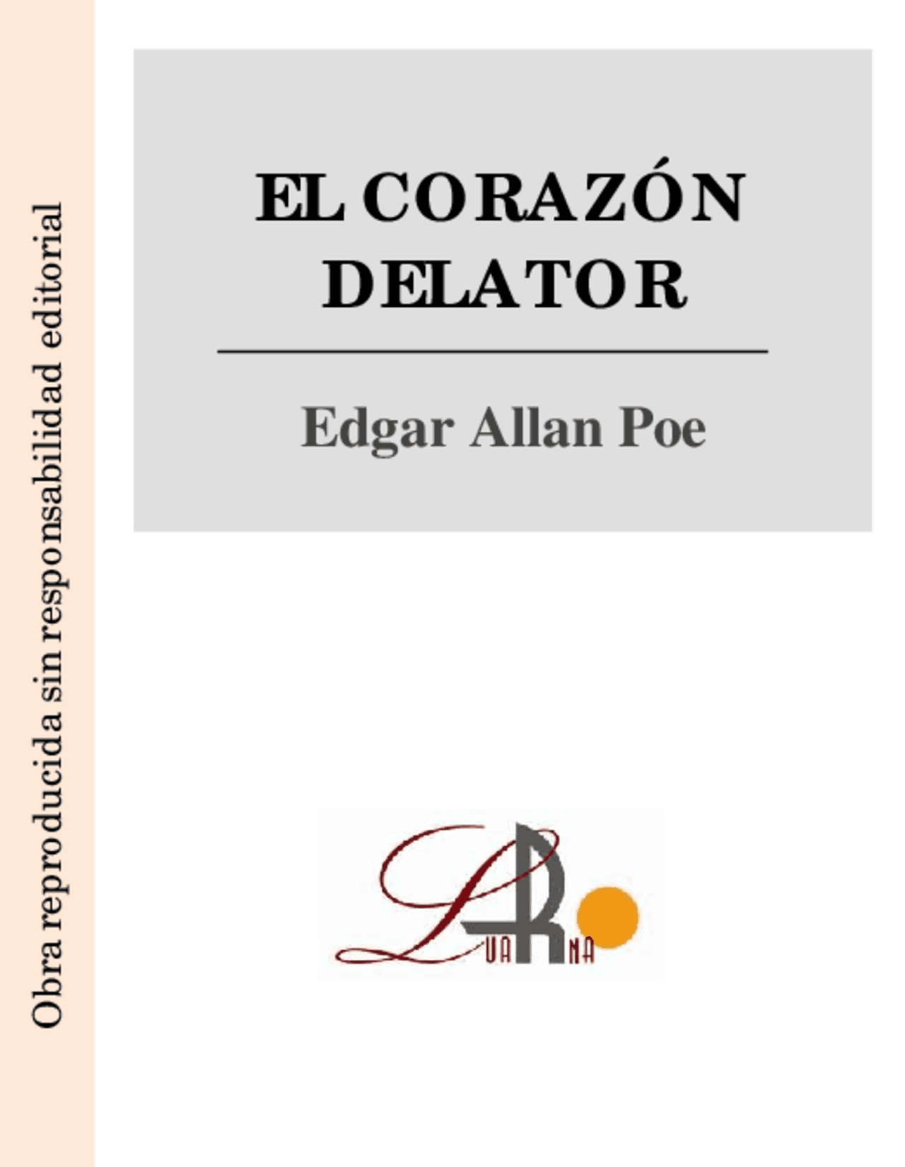 El corazón delator de edgar allan poe descarga | Traducciones de Lengua ...