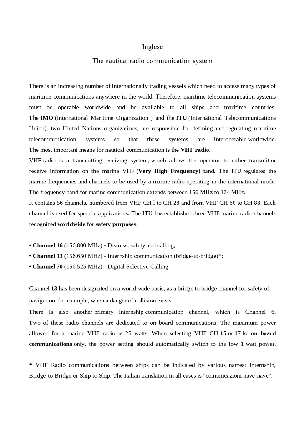 Sistema Di Comunicazione Radio Docsity