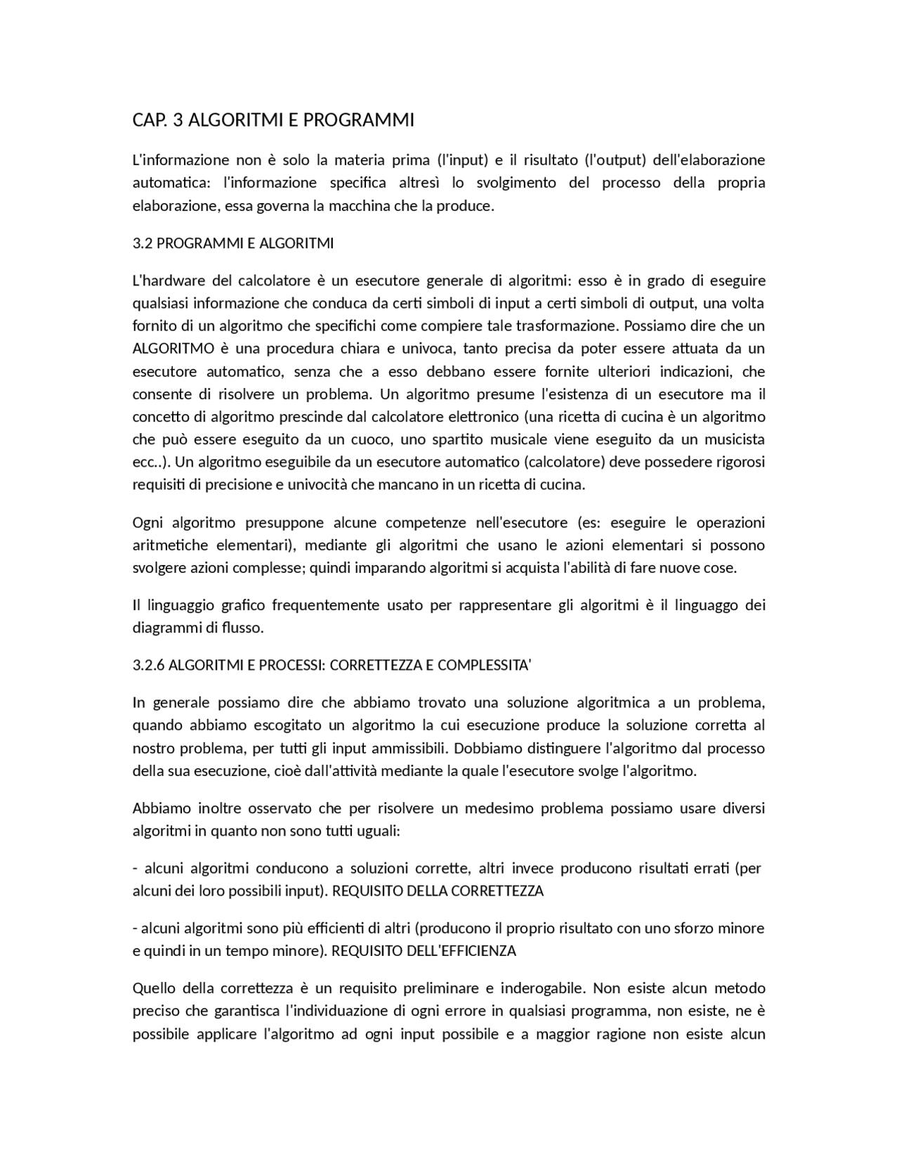 Algoritmi E Programmi Sintesi Del Corso Di Informatica Giuridica