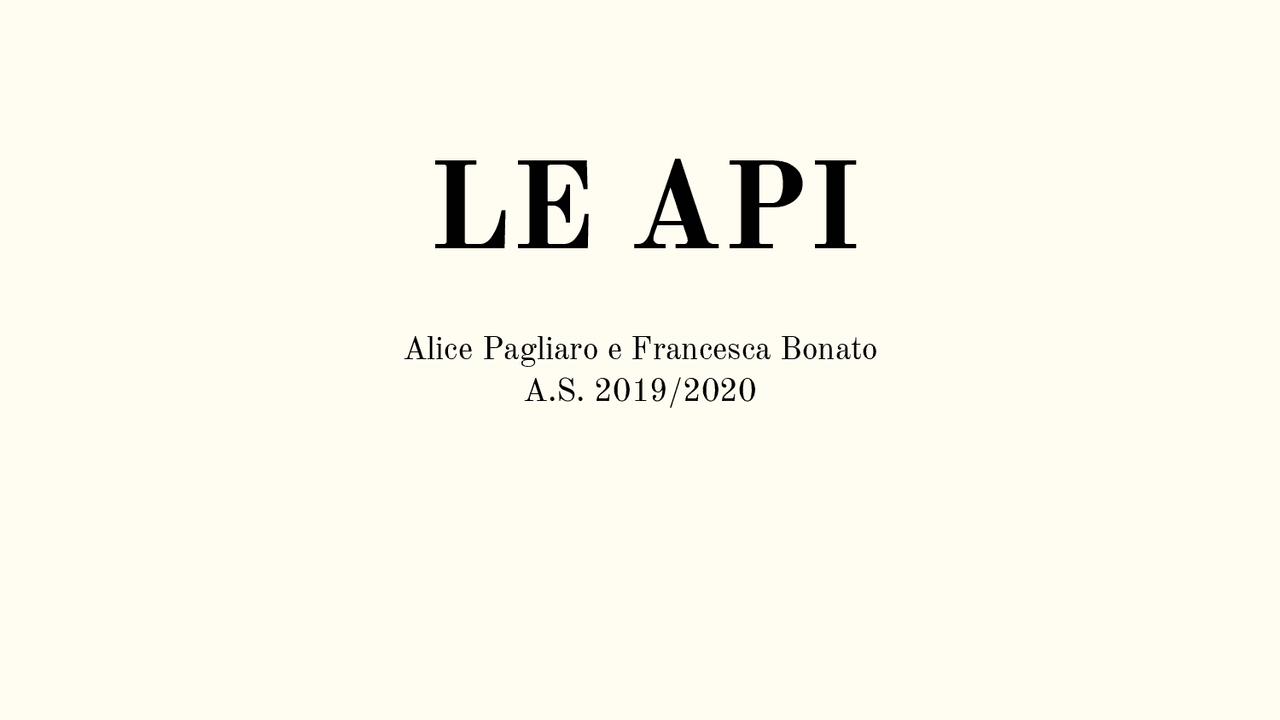 Le api e la loro funzione ambientale - Docsity