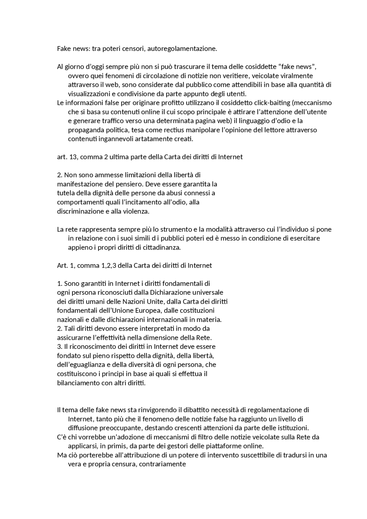 Diritto Riassunto Docsity
