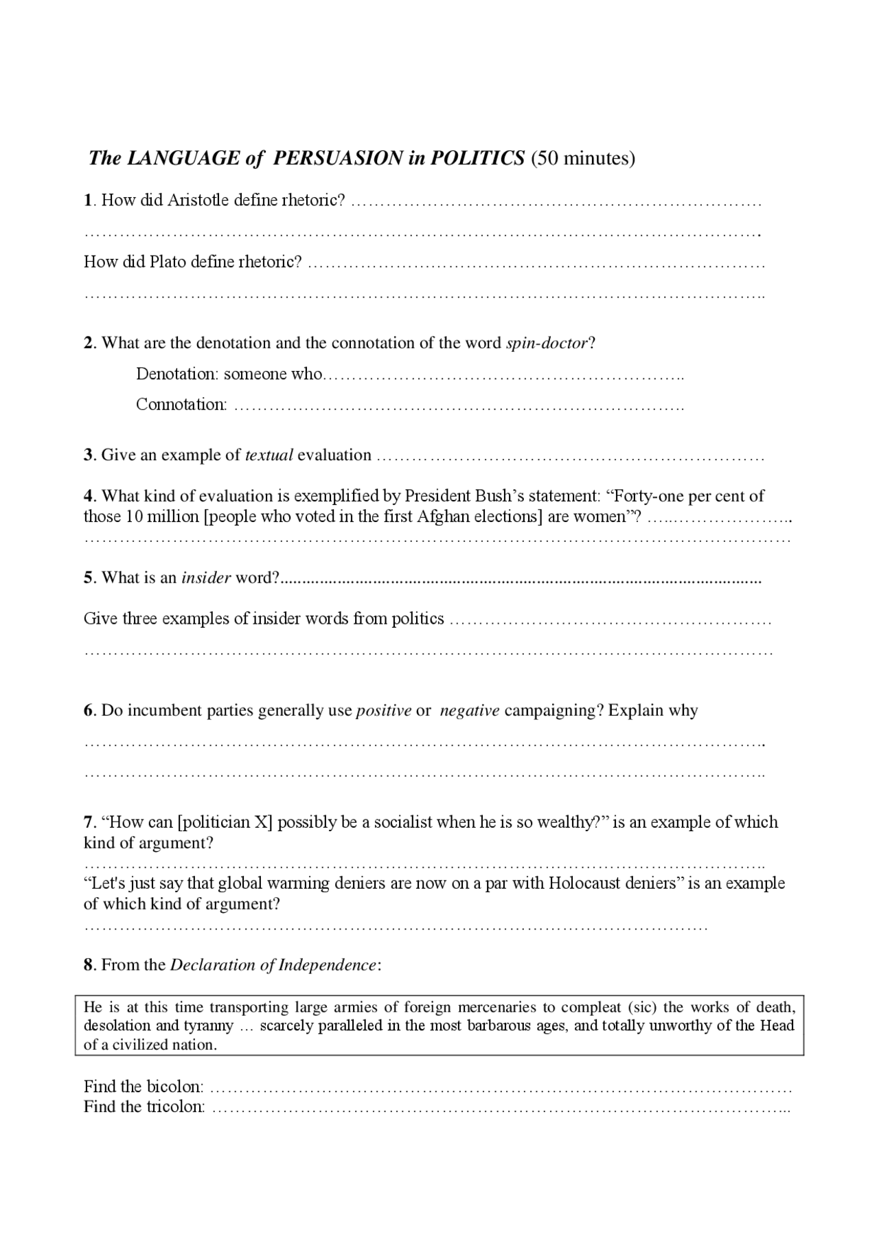 Fac simile esame inglese monografico - Docsity