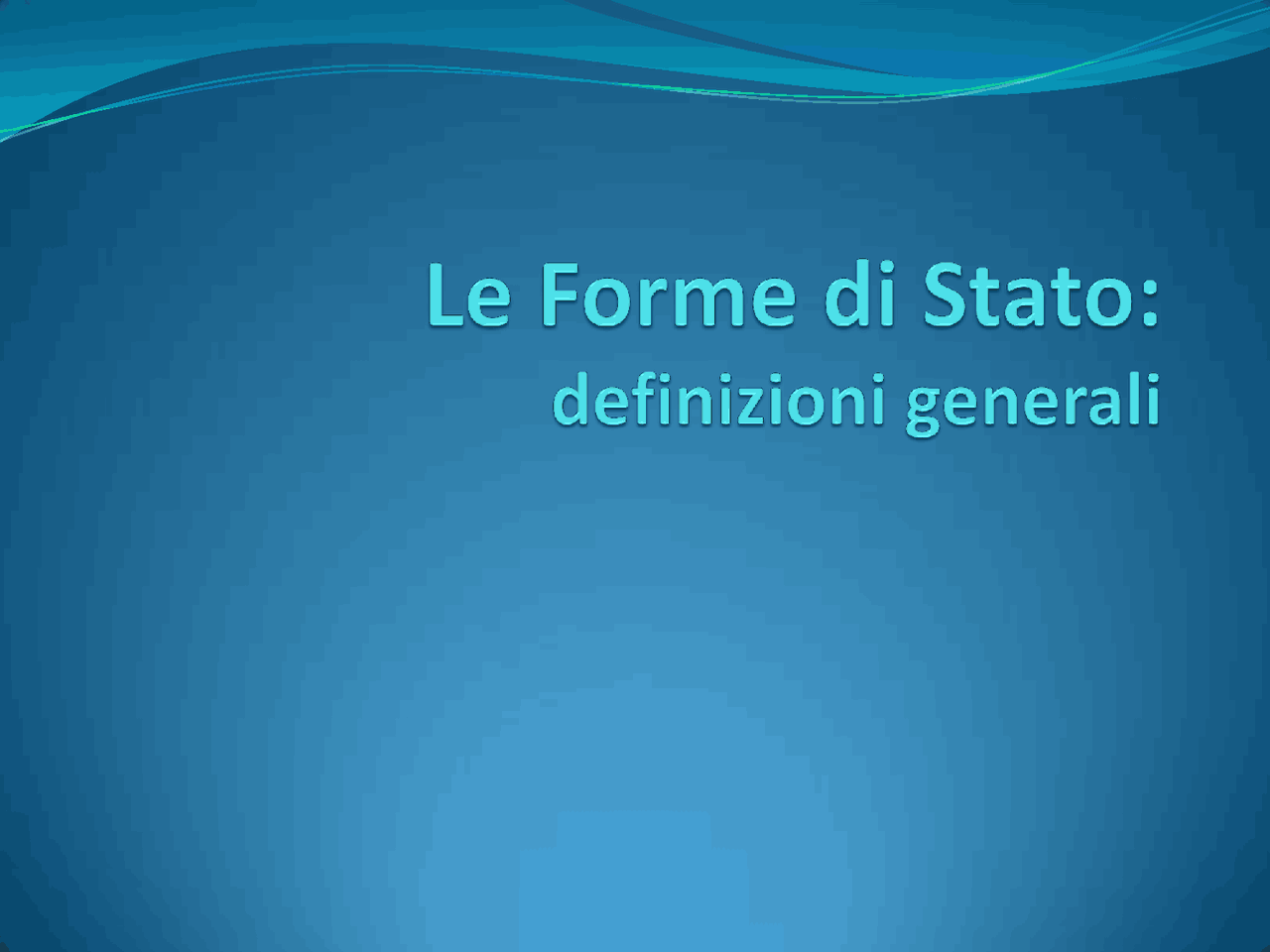 Le forme di stato del diritto pubblico - Docsity