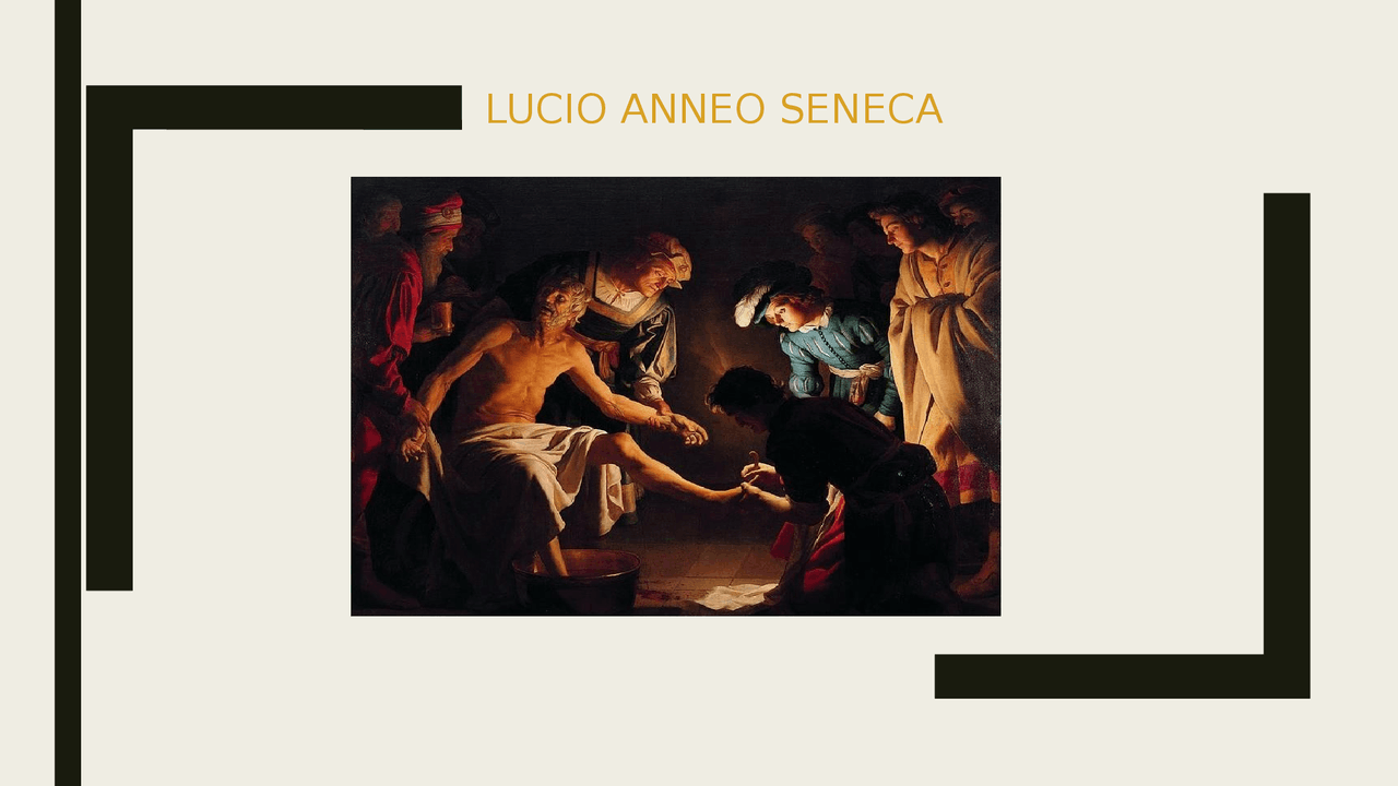 POWERPOINT SU SENECA | Slide di Latino | Docsity