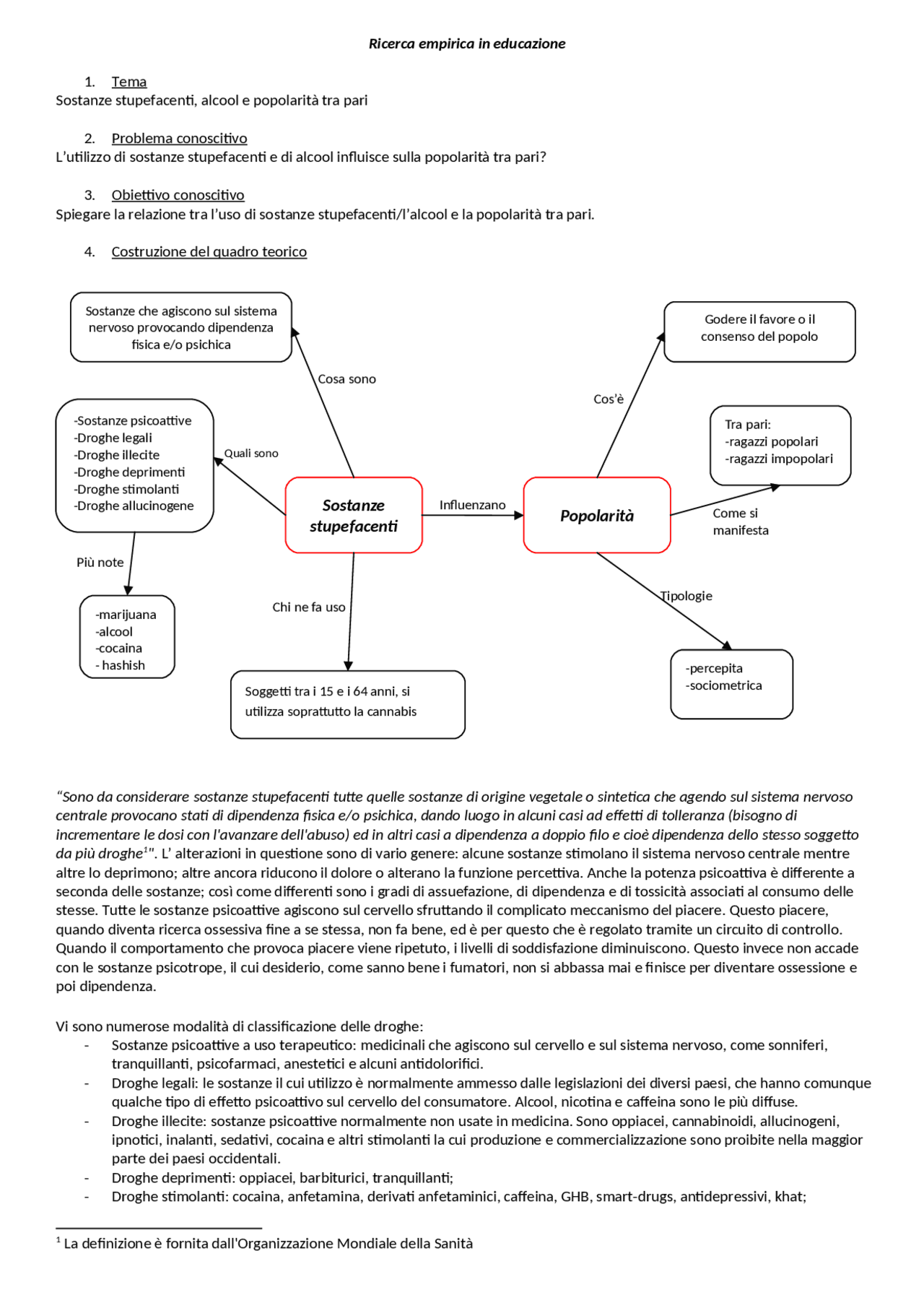 Ricerca Empirica In Educazione Docsity