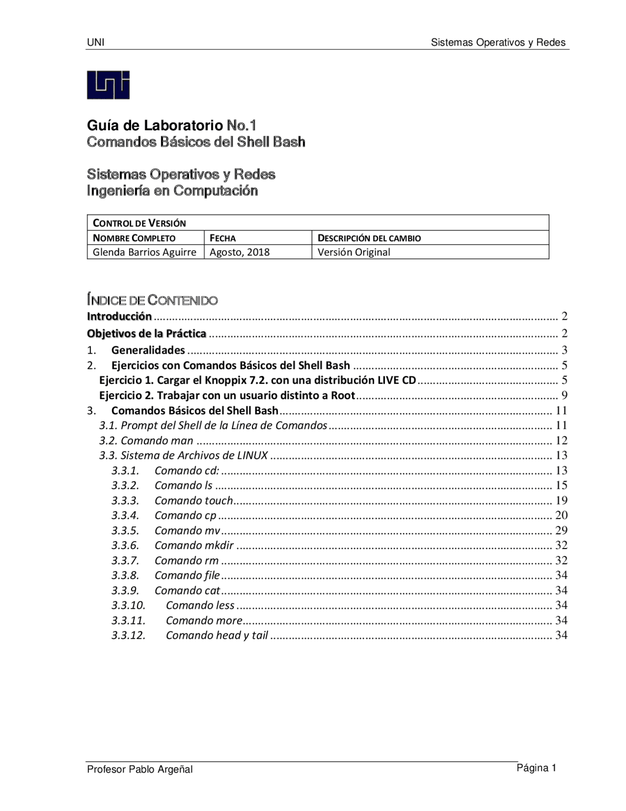 Comandos Basicos De Shell Apuntes De Sistemas Operativos Docsity