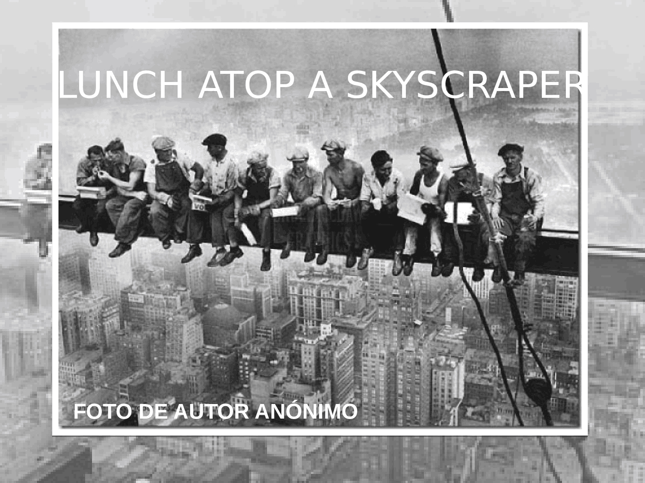 Lunch atop a skyscraper - Docsity