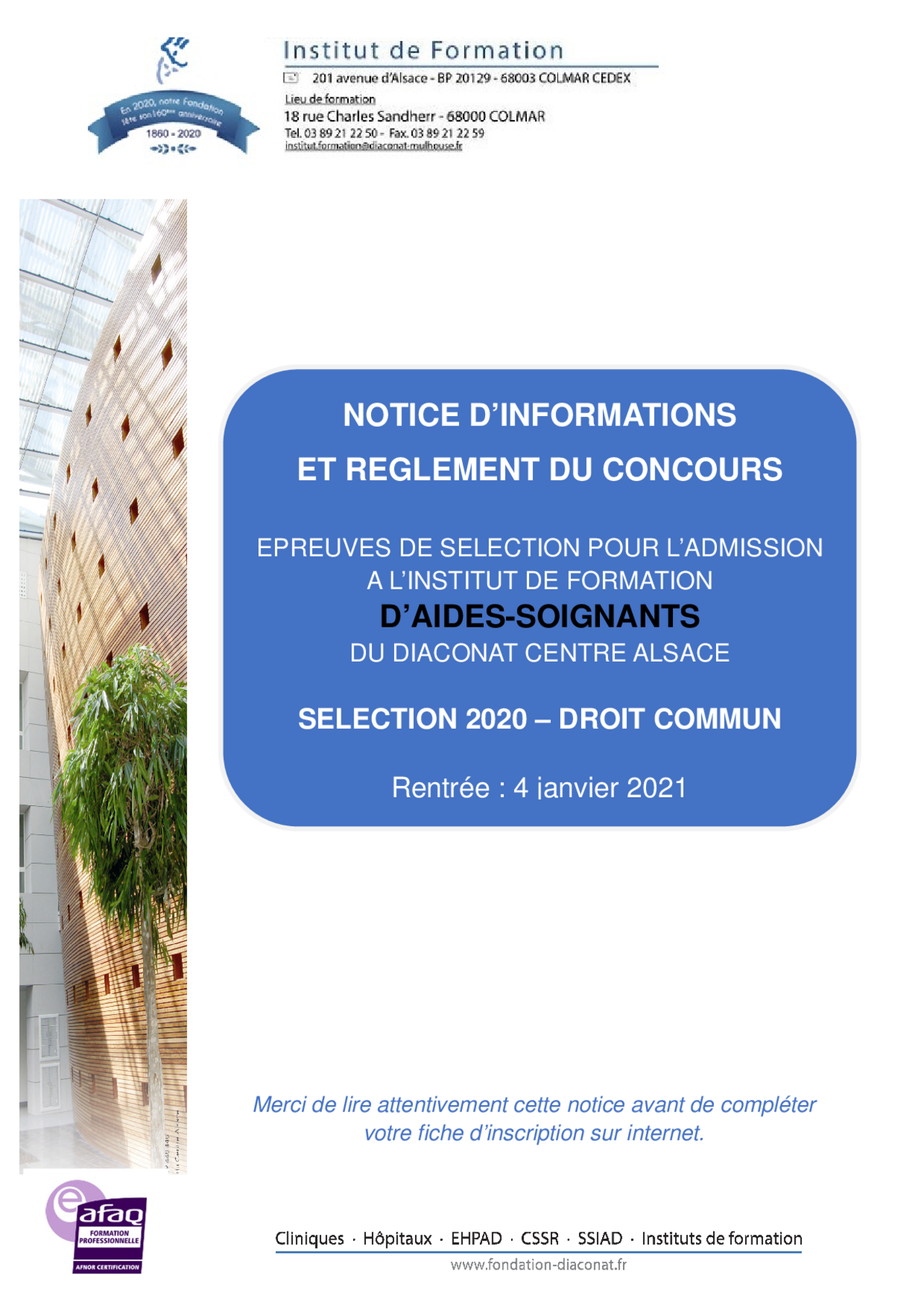 Modalités Inscriptions As 2020 Docsity