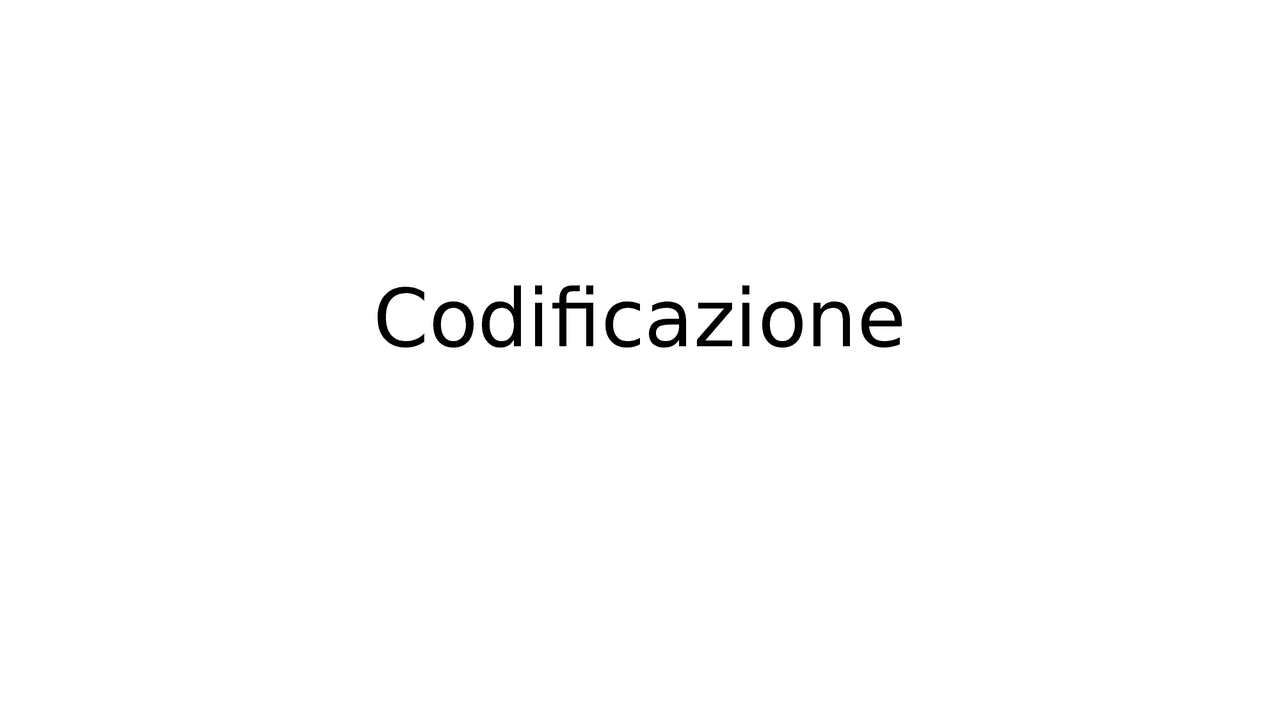 Codificazione In Cina Docsity