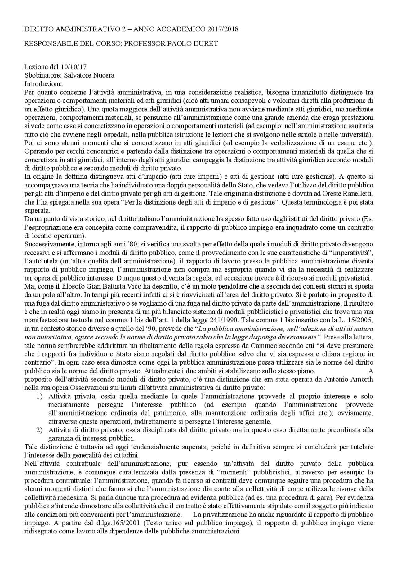 Riassunto Guido Corso Docsity