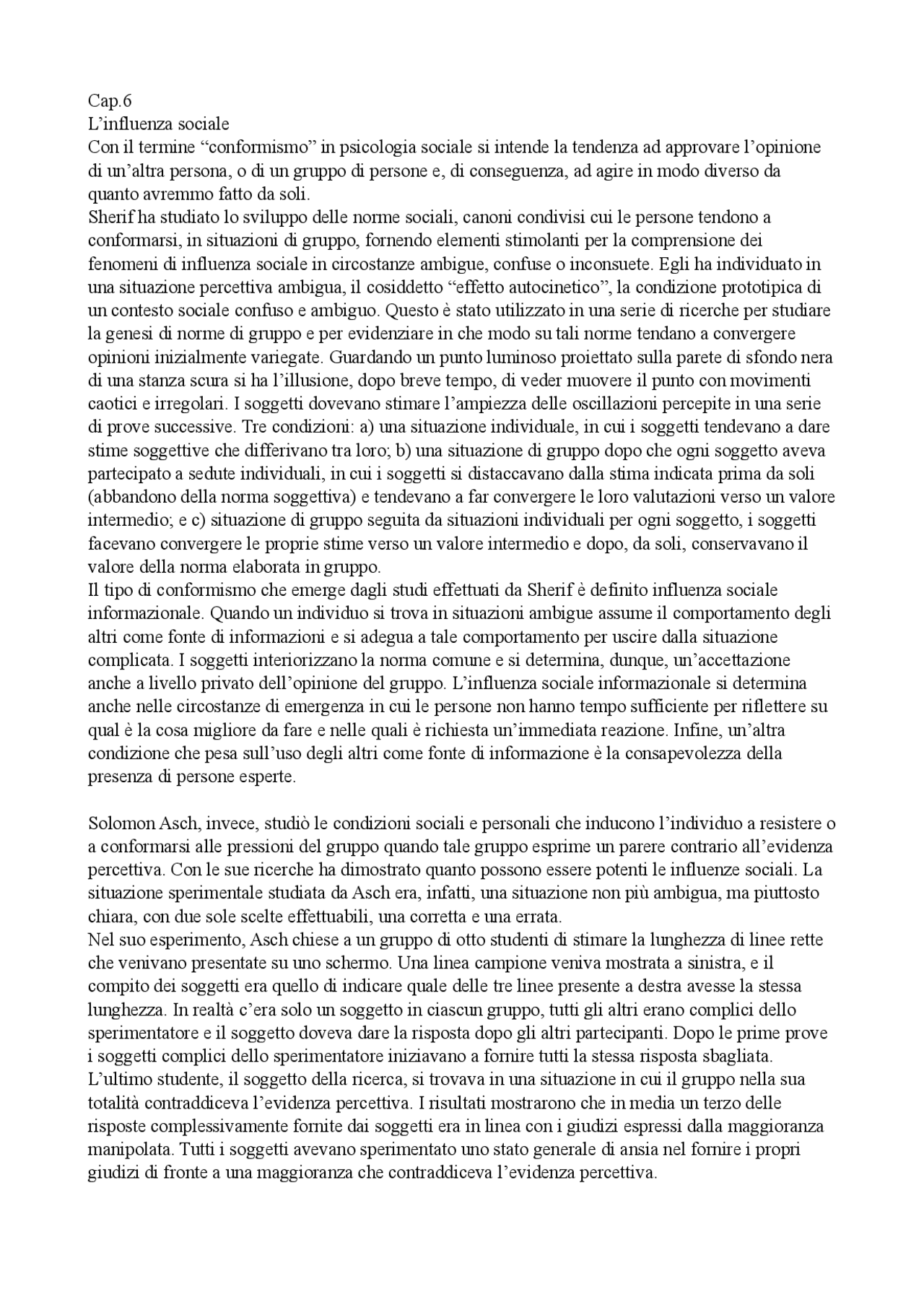 Psicologia Sociale Cap6 Docsity