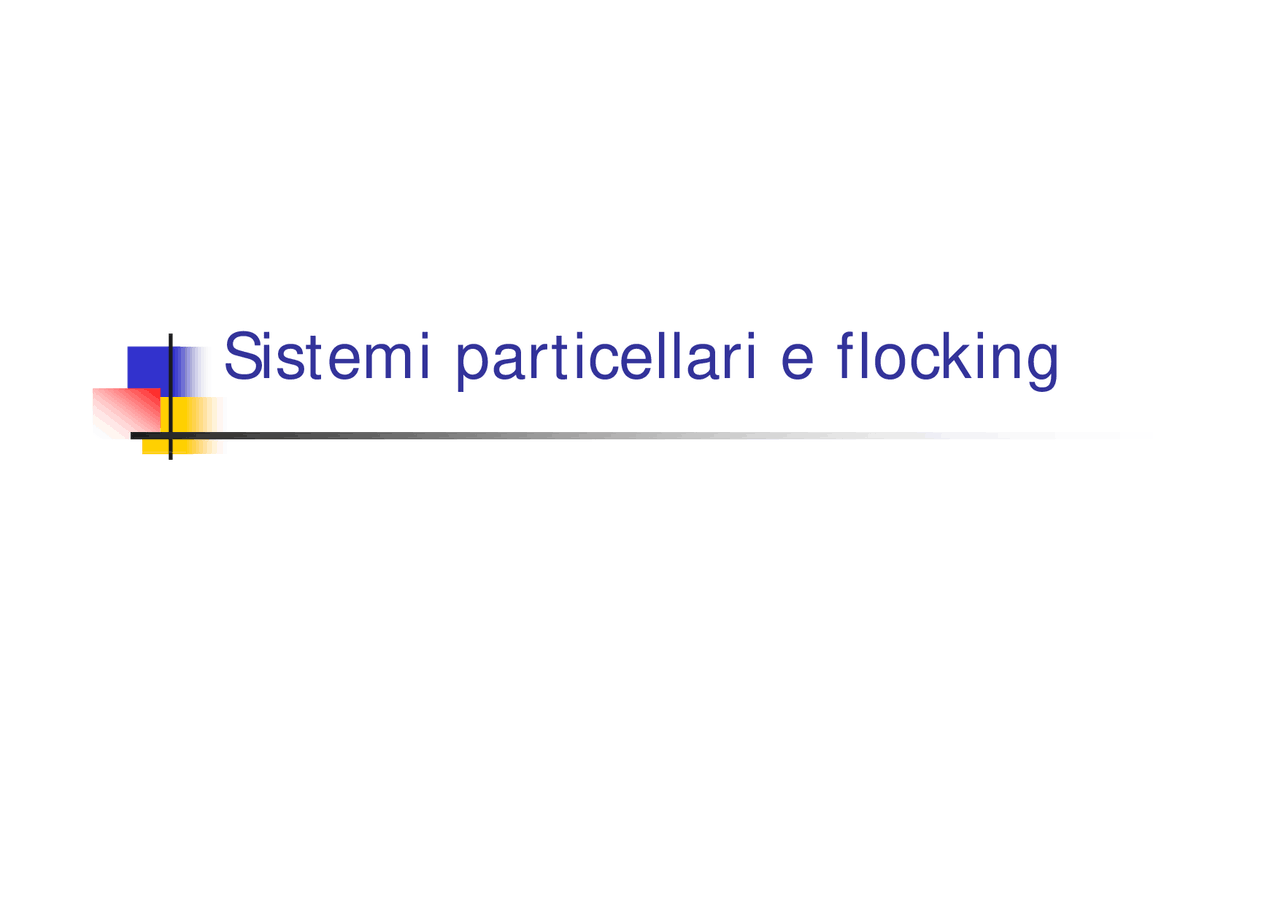 Lezione 6 Computer Animation Docsity