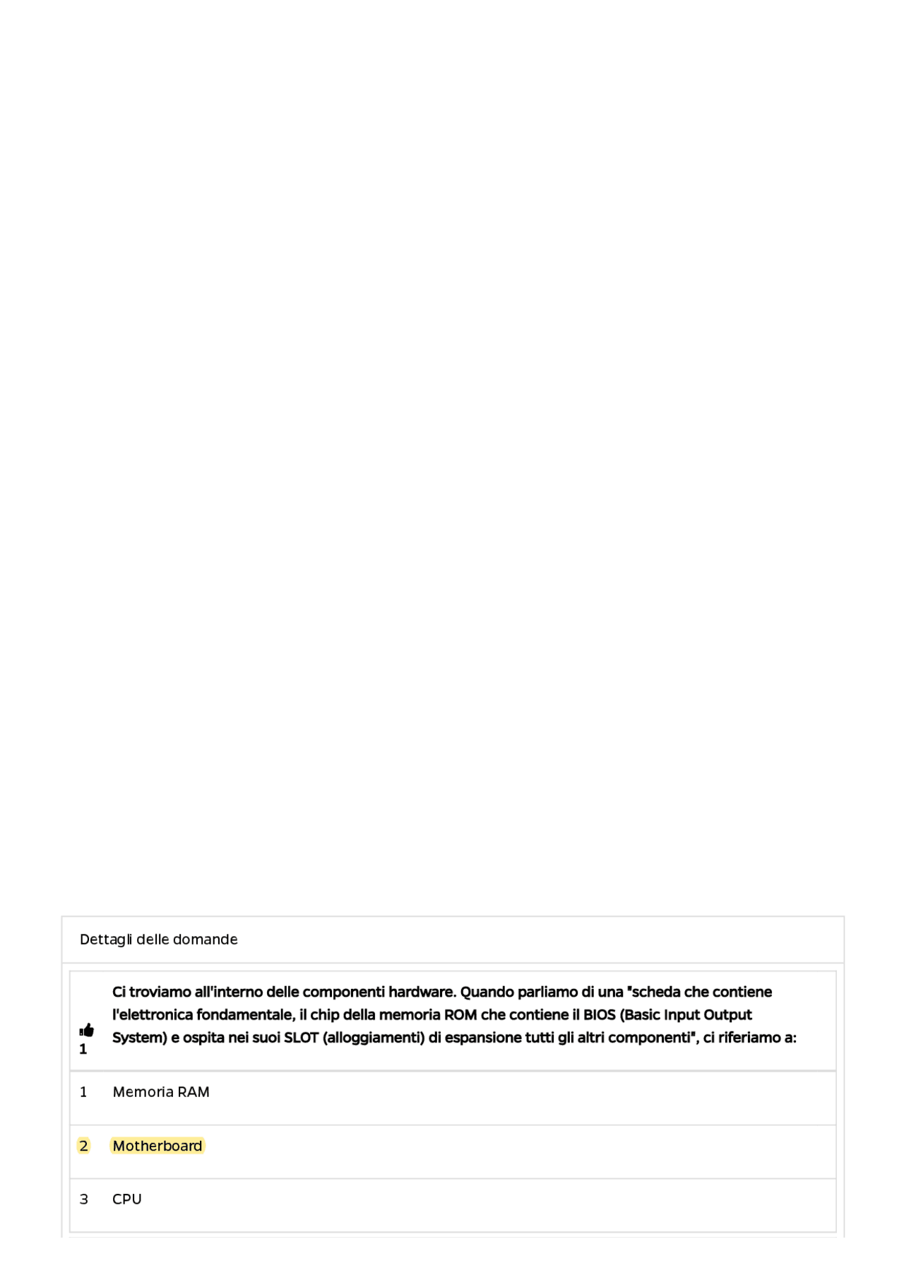Sistemi Di Elaborazione Delle Informazioni Domande Esame Docsity