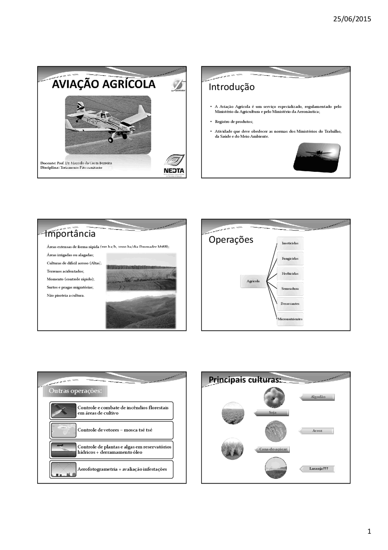 IntroduçãoImportânciaOperaçõesTiposde aeronav - Docsity
